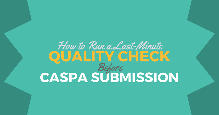 How to Run a Last-Minute Quality Check Before CASPA Submission｜Be a ...
