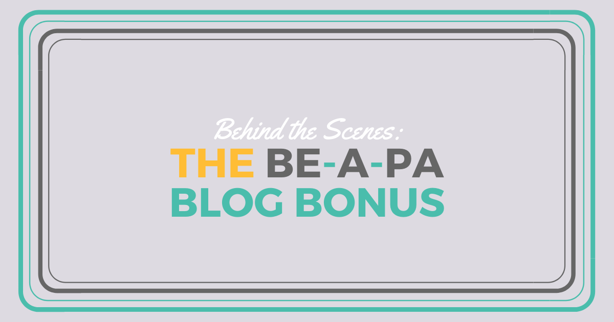 Behind the Scenes: The Be-a-PA Blog Bonus｜Be a Physician Assistant
