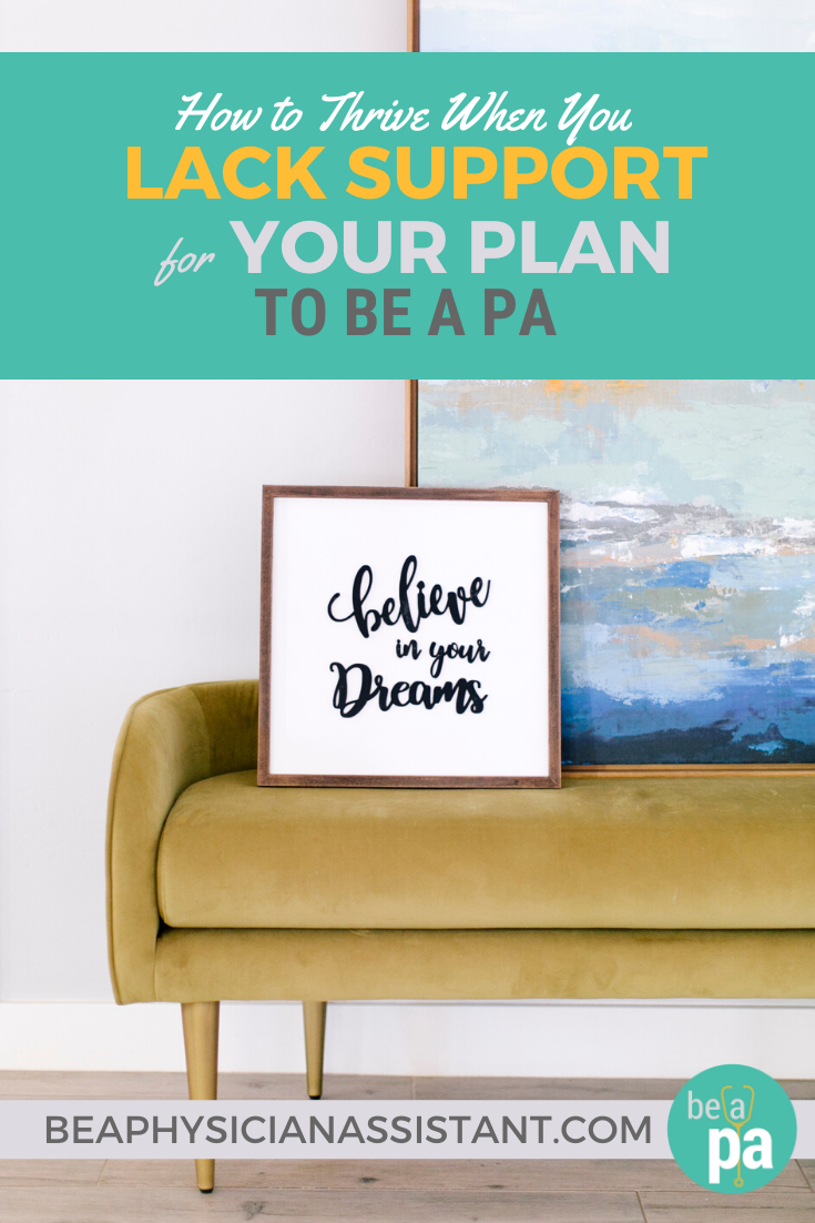 How to Thrive When You Lack Support for Your Plan to Be a PA｜Be a ...