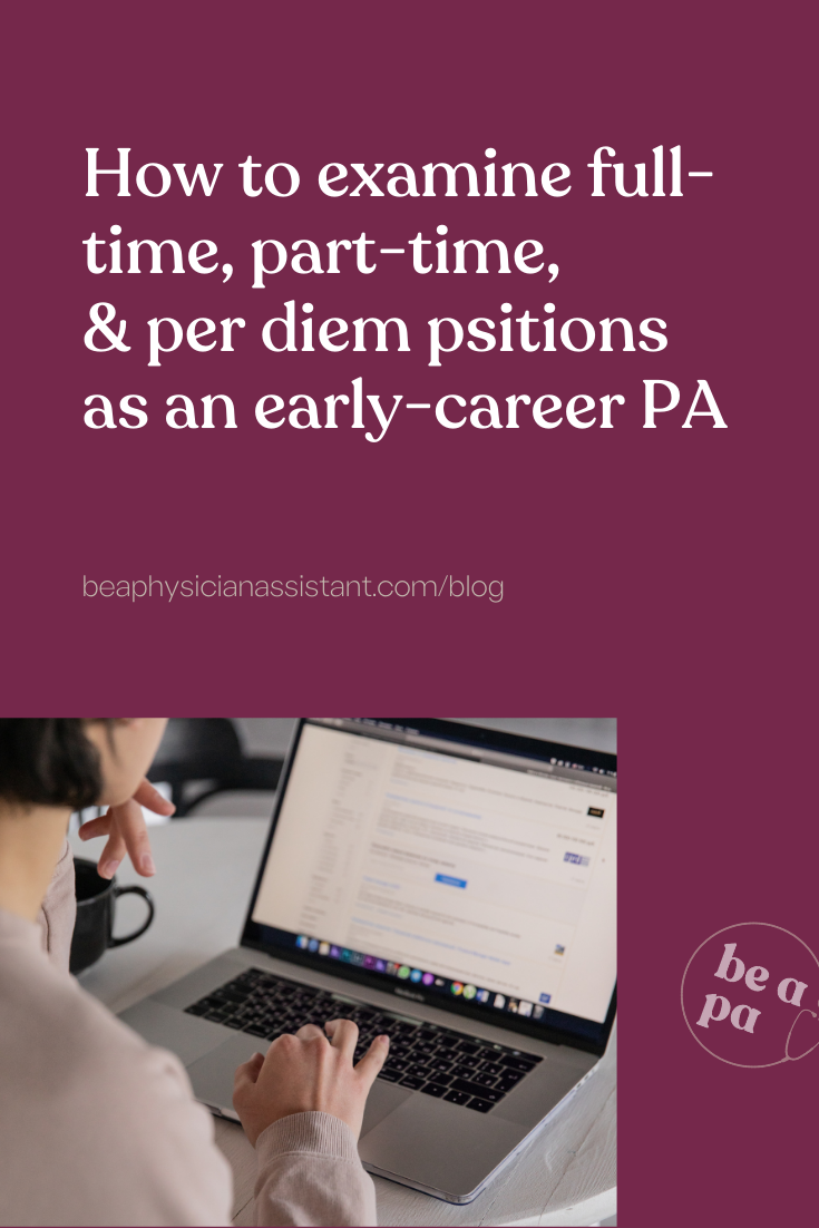 How to Examine Full-Time, Part-Time, and Per Diem Positions as an Early ...