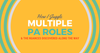 How I Juggle Multiple PA Roles and the Nuances Discovered Along the Way ...