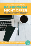 How to Consider What a PA Program Might Offer as a Prospective Student ...