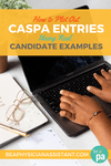 How to Plot Out CASPA Entries Using Real Candidate Examples｜Be a ...