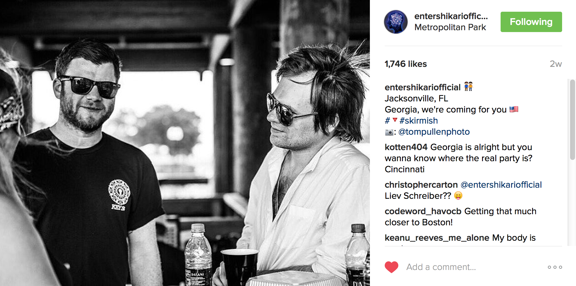 Interview with Rory Clewlow & Rou Reynolds from Enter Shikari — Morgan ...