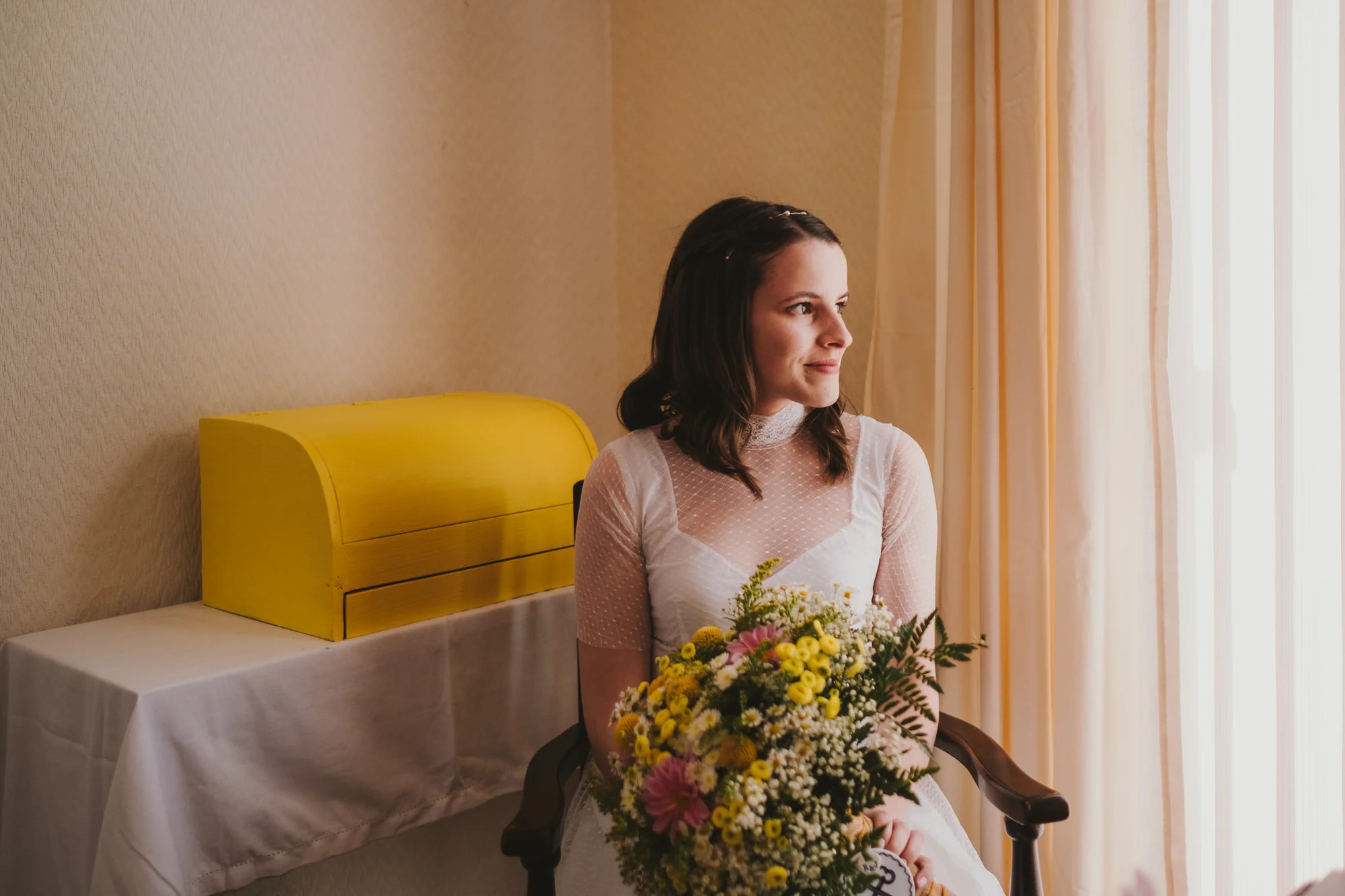 Rebekah & Josh - A Crafty DIY Wes Anderson-inspired Church Hall Wedding ...