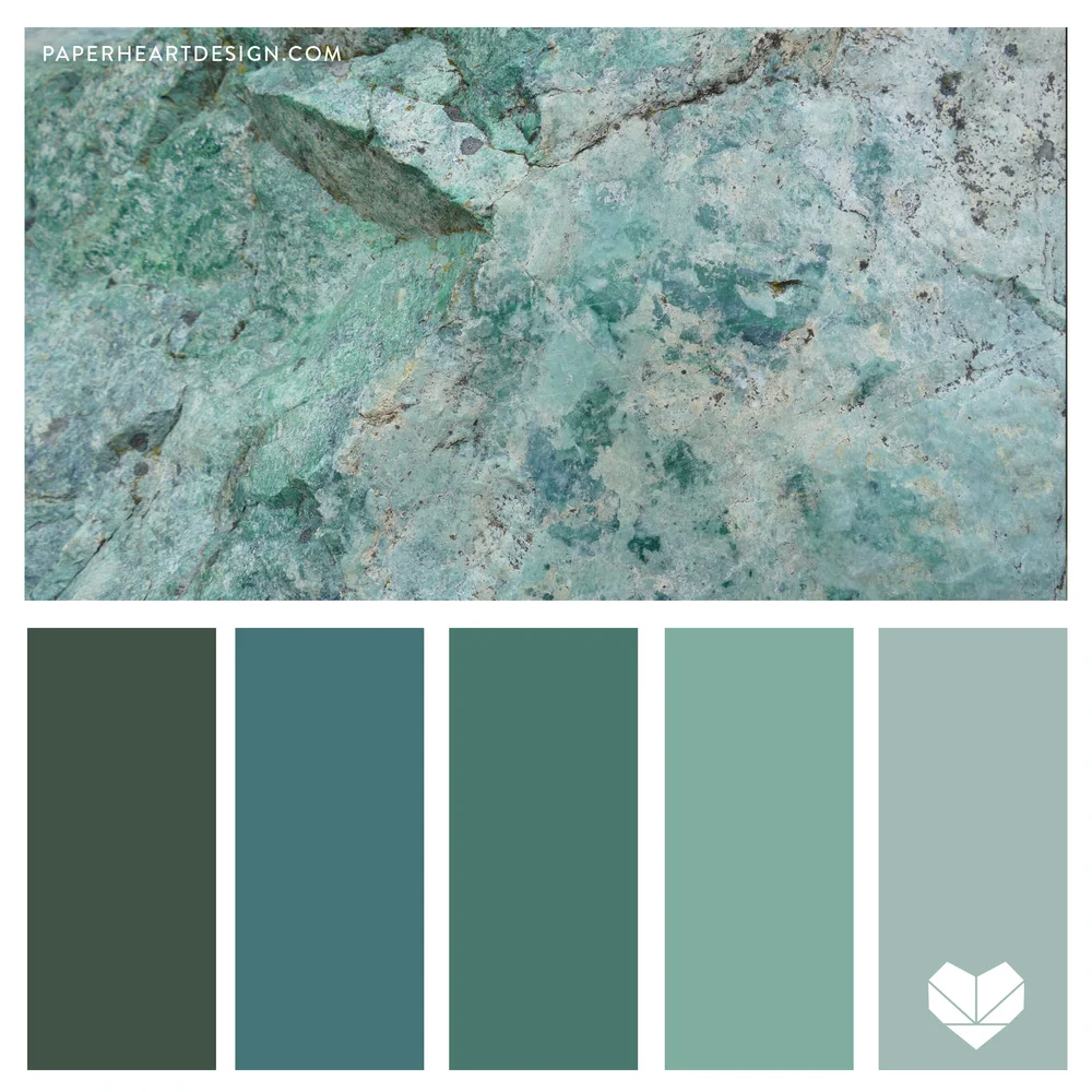Color Palette - Geology Rocks — Paper Heart Design Co.