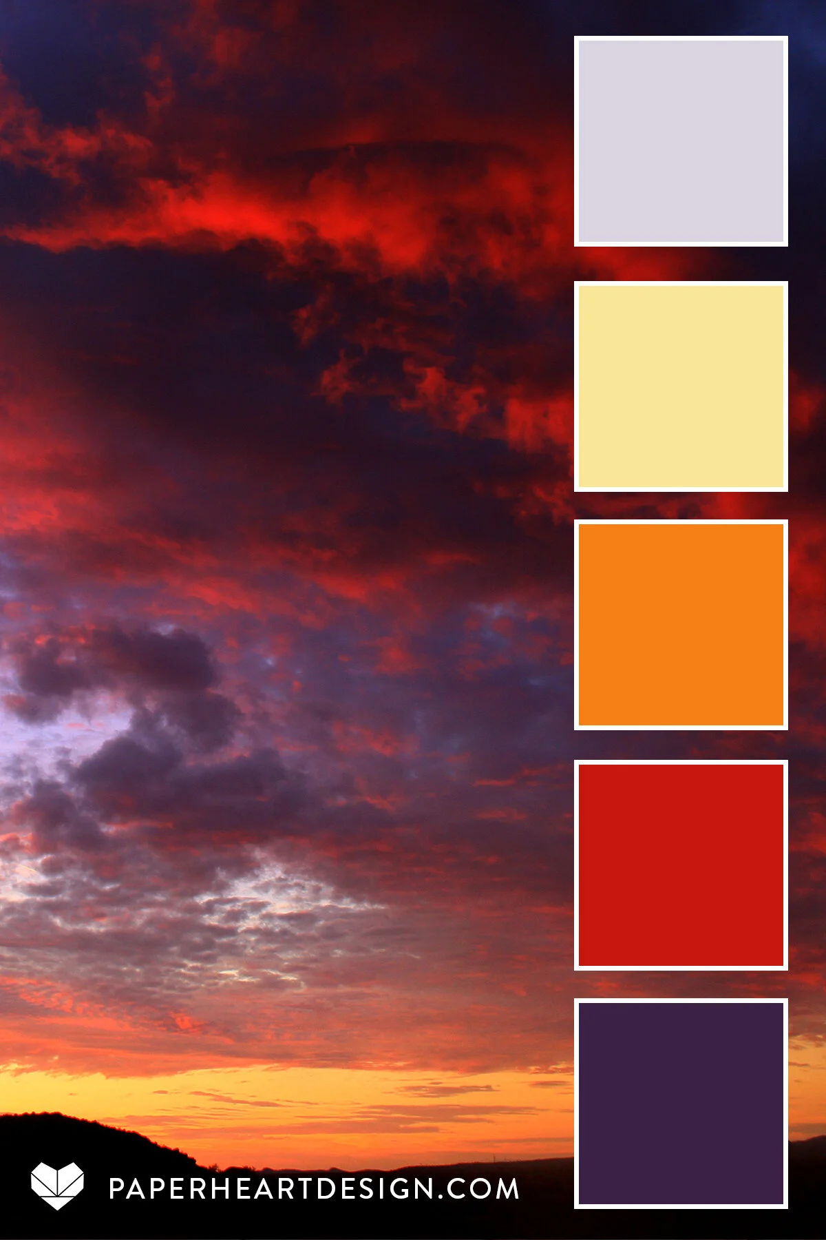 Color Palette: Thunderstruck — Paper Heart Design Co.