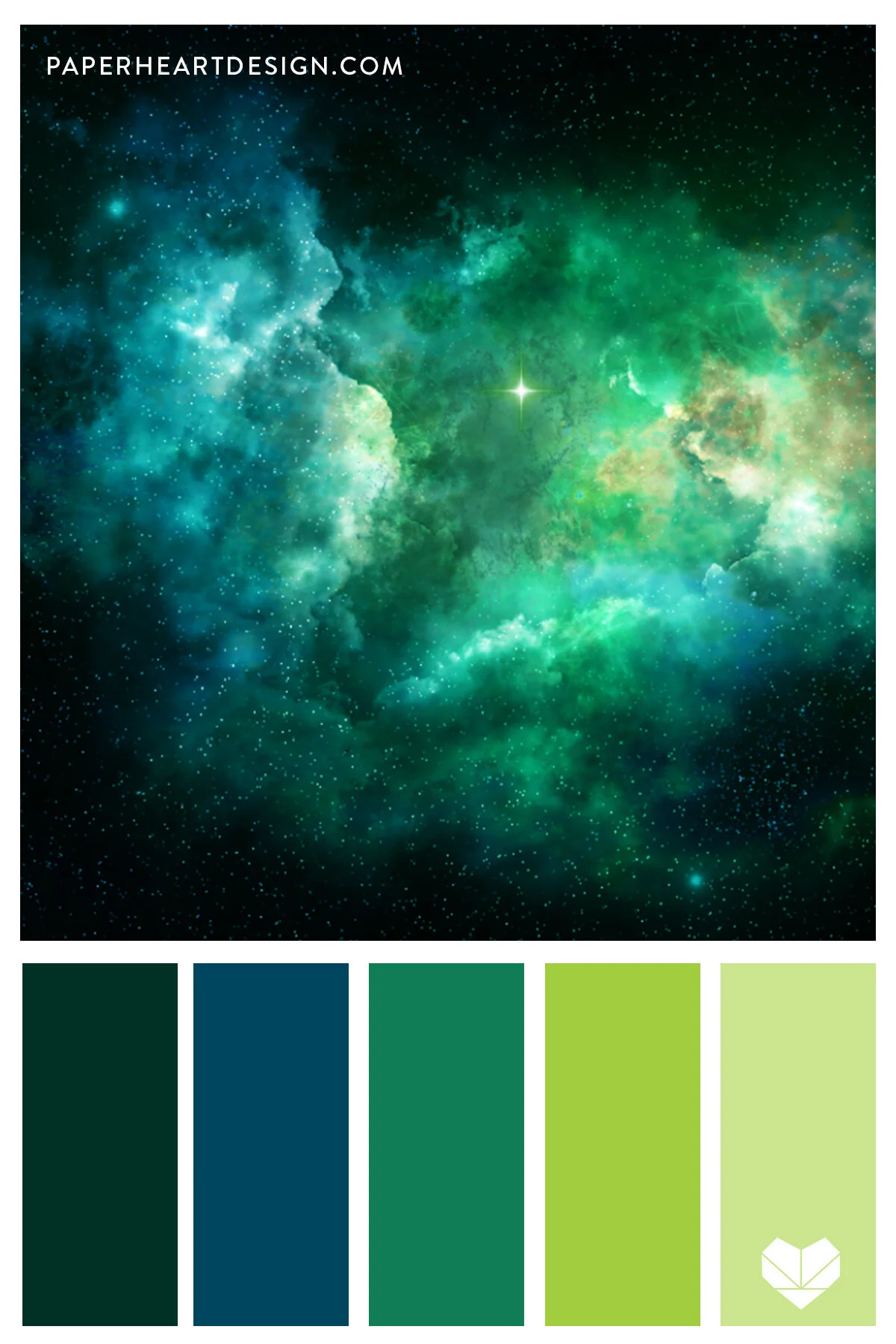Color Palette: Awesome Space — Paper Heart Design