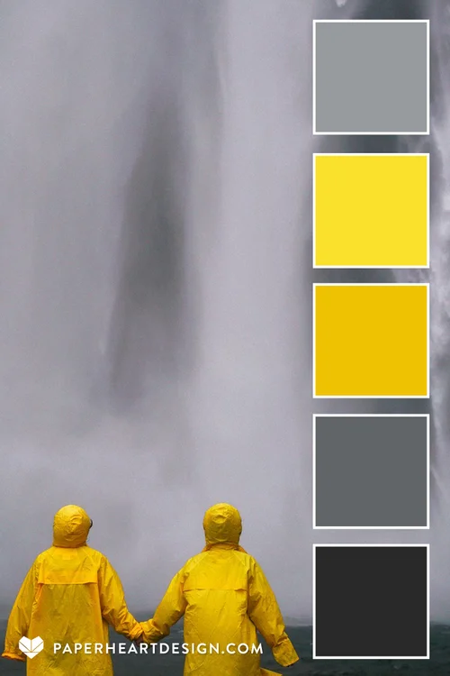 Color Palette: Ultimate Gray + Illuminating 2021 Pantone Colors of the ...