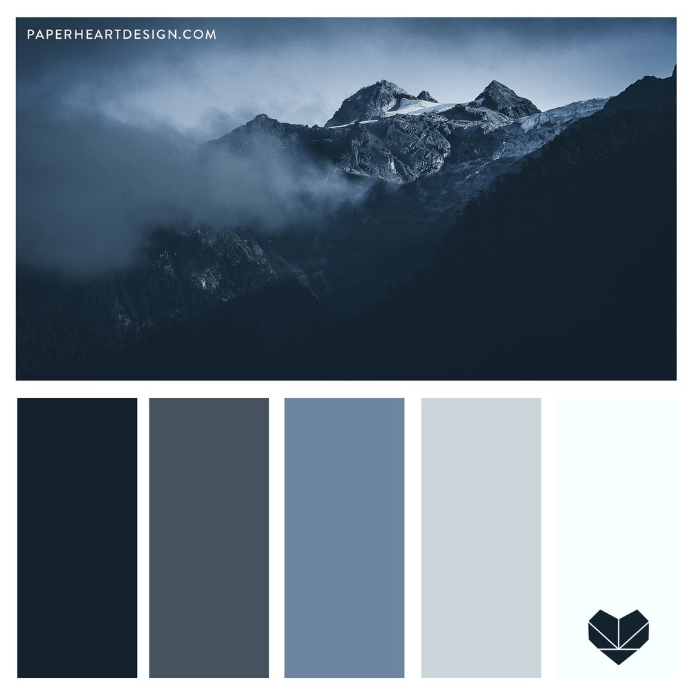 Color Palette: Mountains Majesty — Paper Heart Design