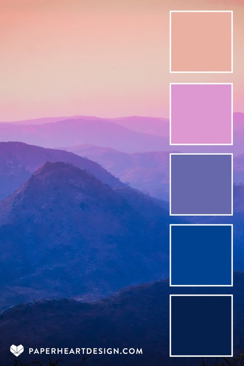 Color Palette: Very Peri Pantone 2022 Color of the Year — Paper Heart ...