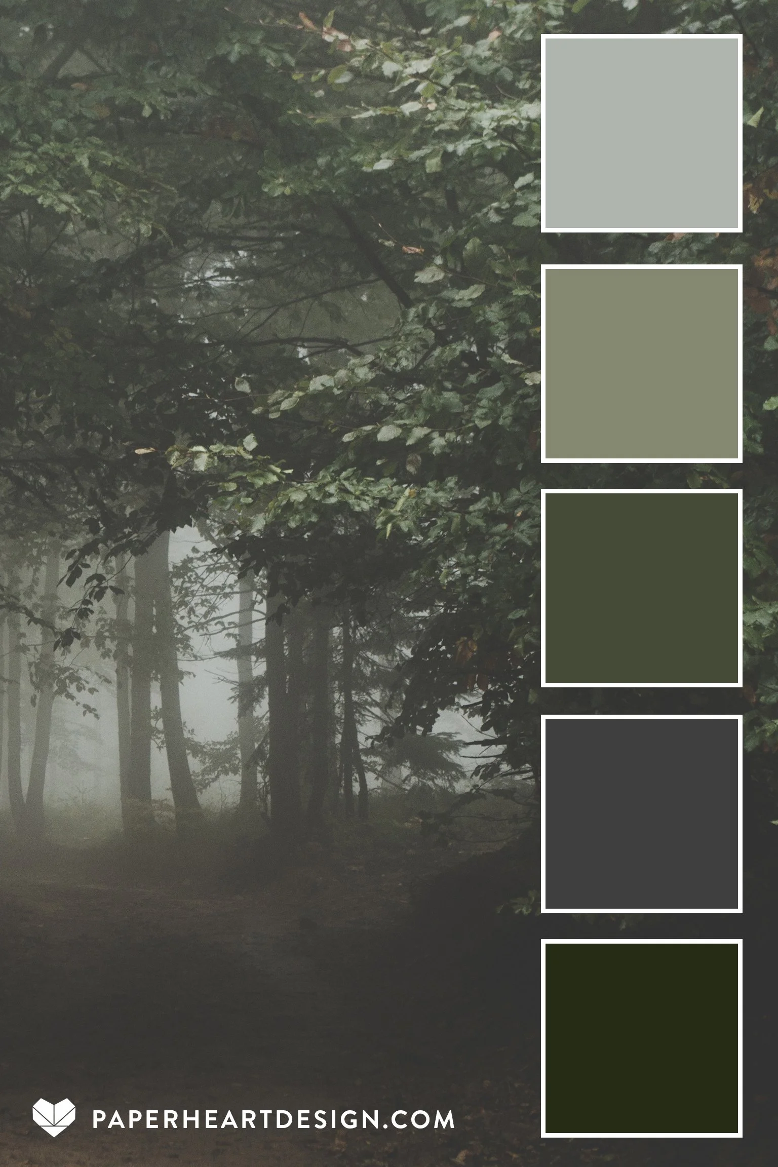 Color Palette: Dark + Moody — Paper Heart Design Co.