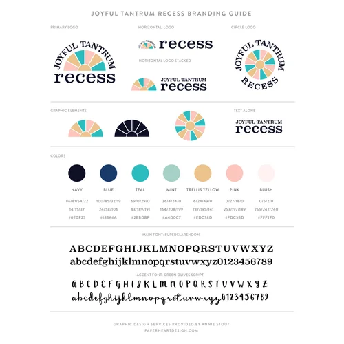 Brand Reveal: Joyful Tantrum Recess — Paper Heart Design Co.