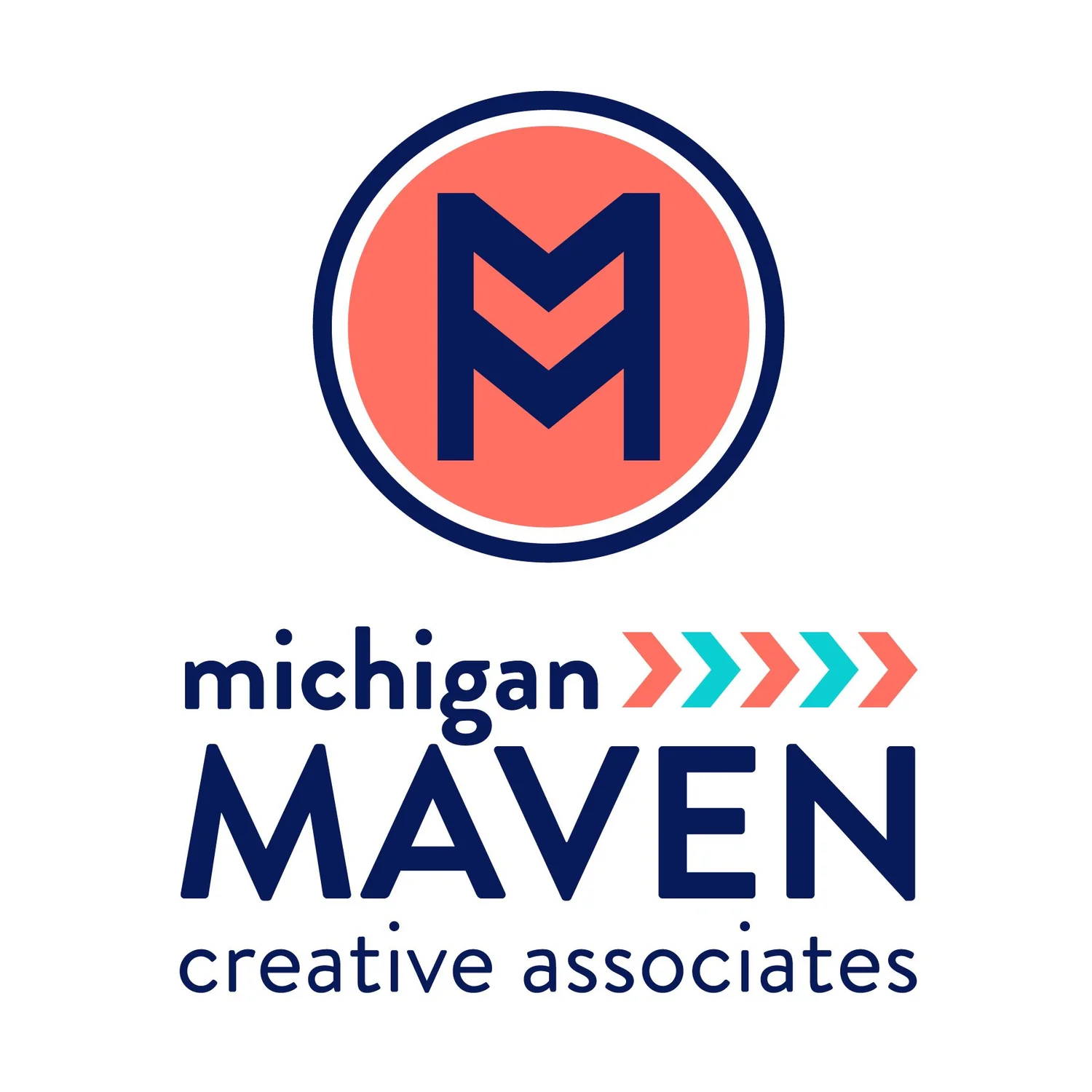 Logo Reveal: Michigan Maven Creative Associates — Paper Heart Design Co.
