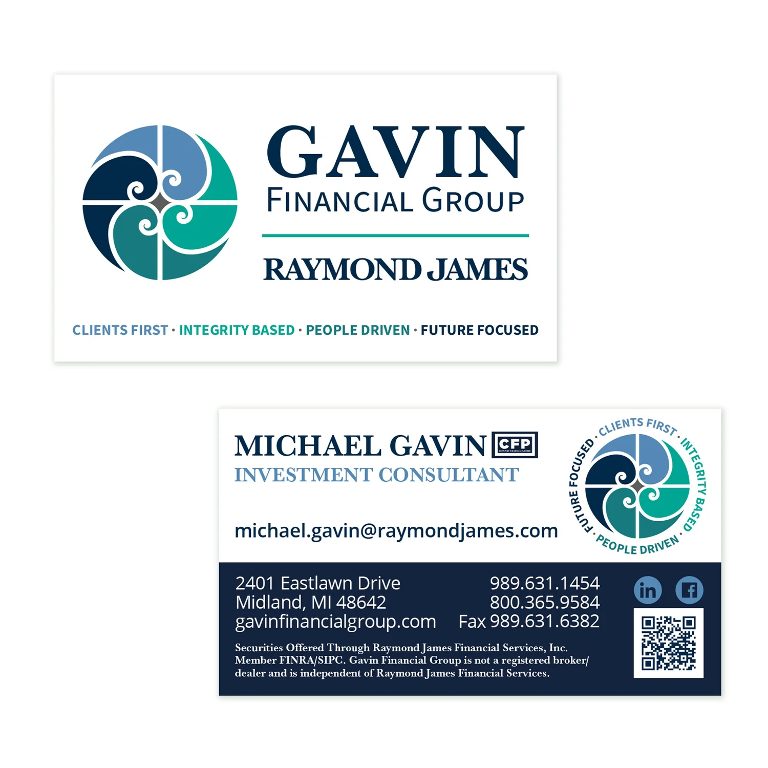 Logo Reveal: Gavin Financial Group — Paper Heart Design Co.