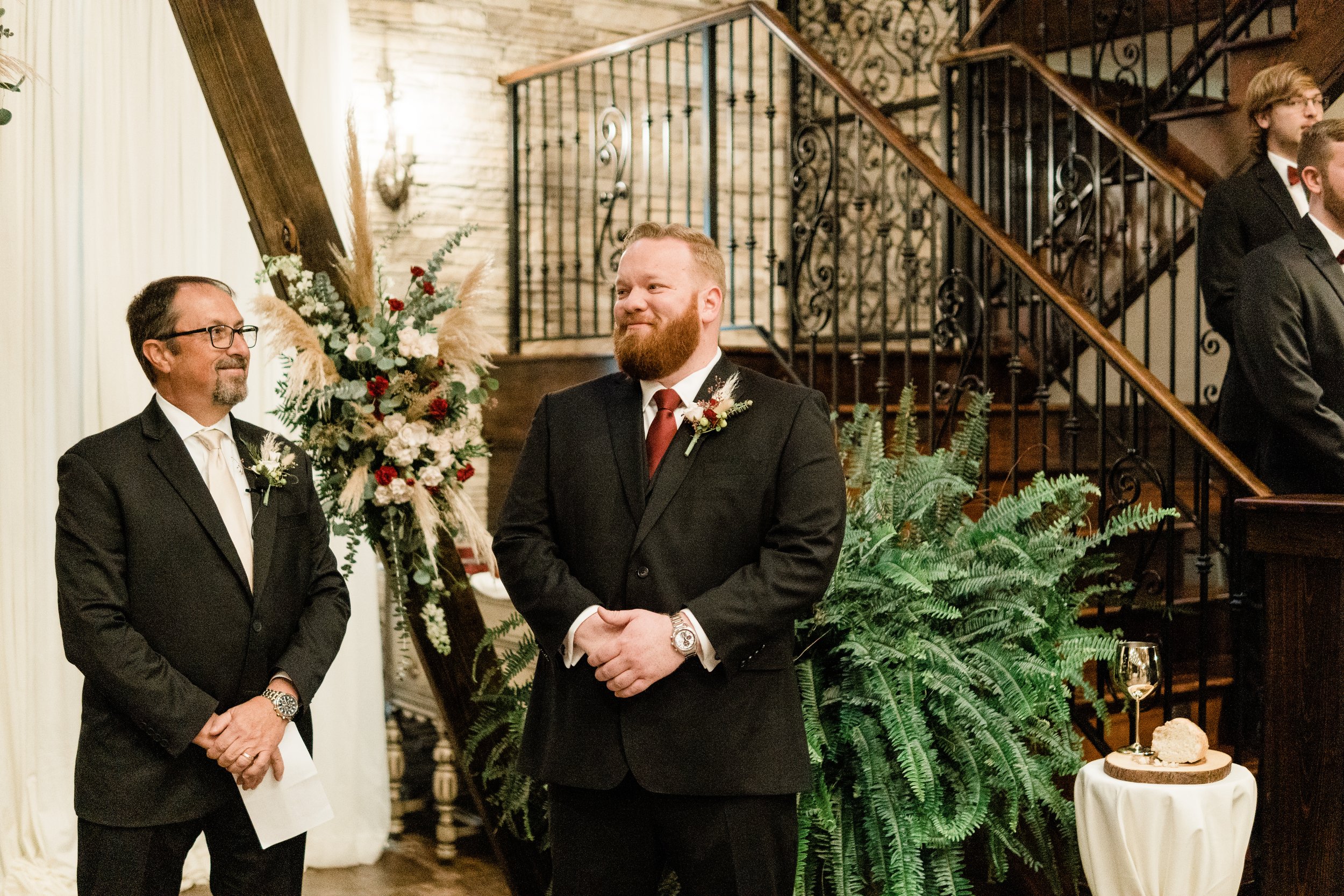 Beauty & Beard Photography — Emotional Indoor Wedding at Venue at 21 ...