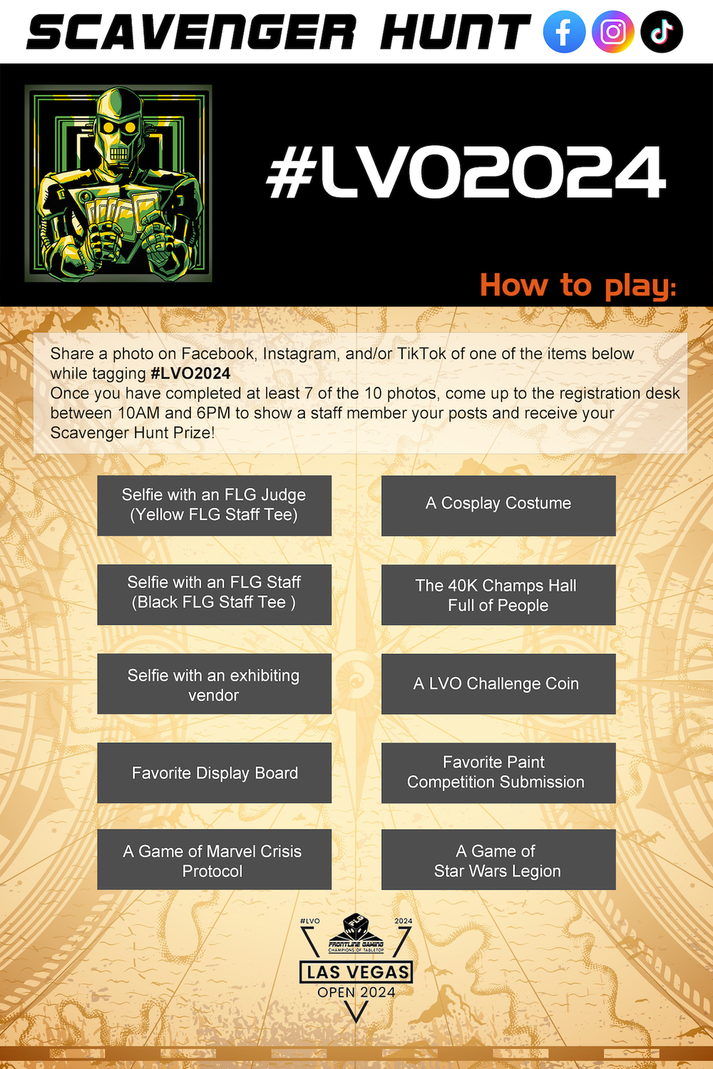 LVO Scavenger Hunt — Las Vegas Open