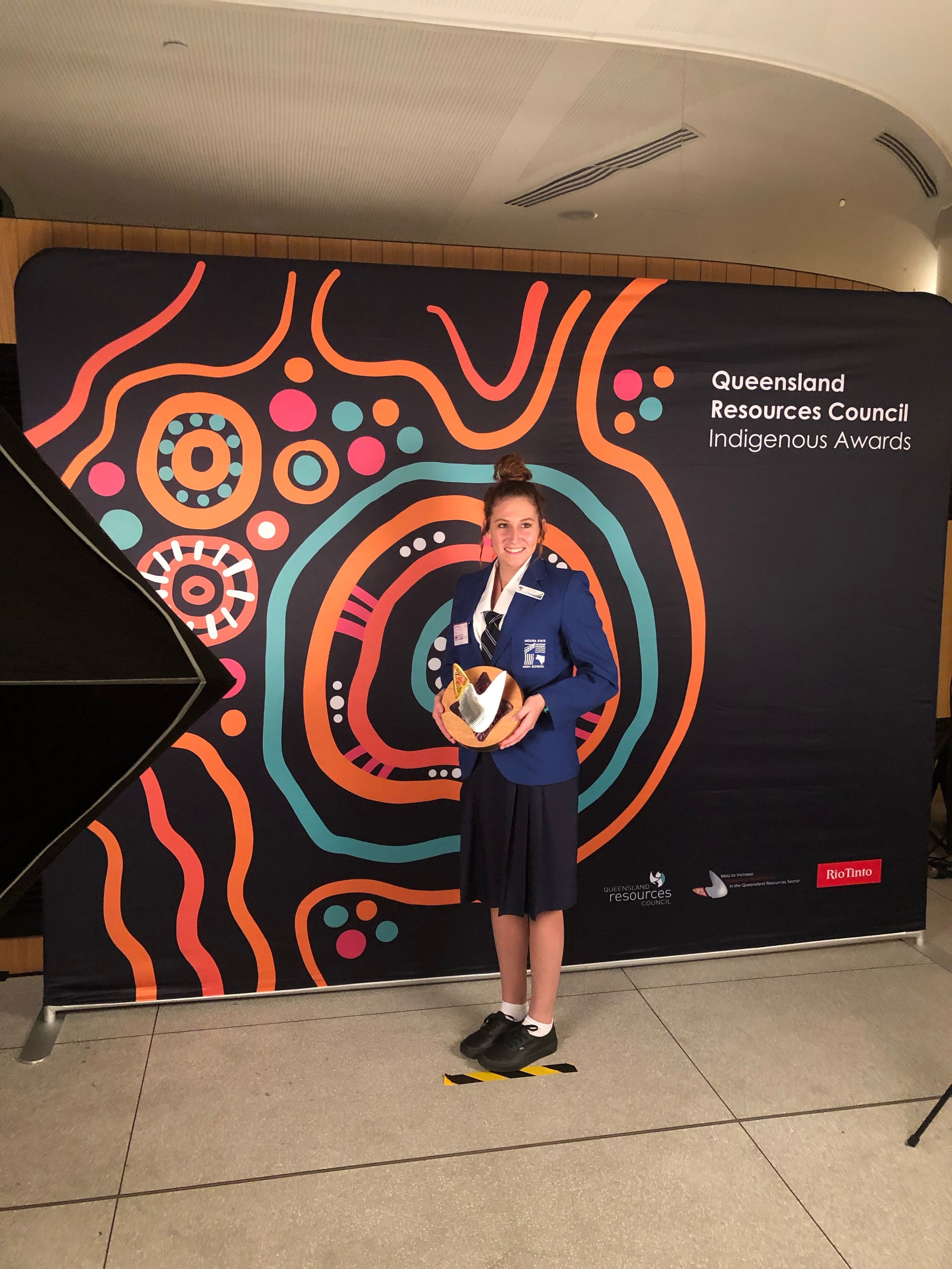 Lydia wins the Exceptional Indigenous QMEA Student award — QATSIF