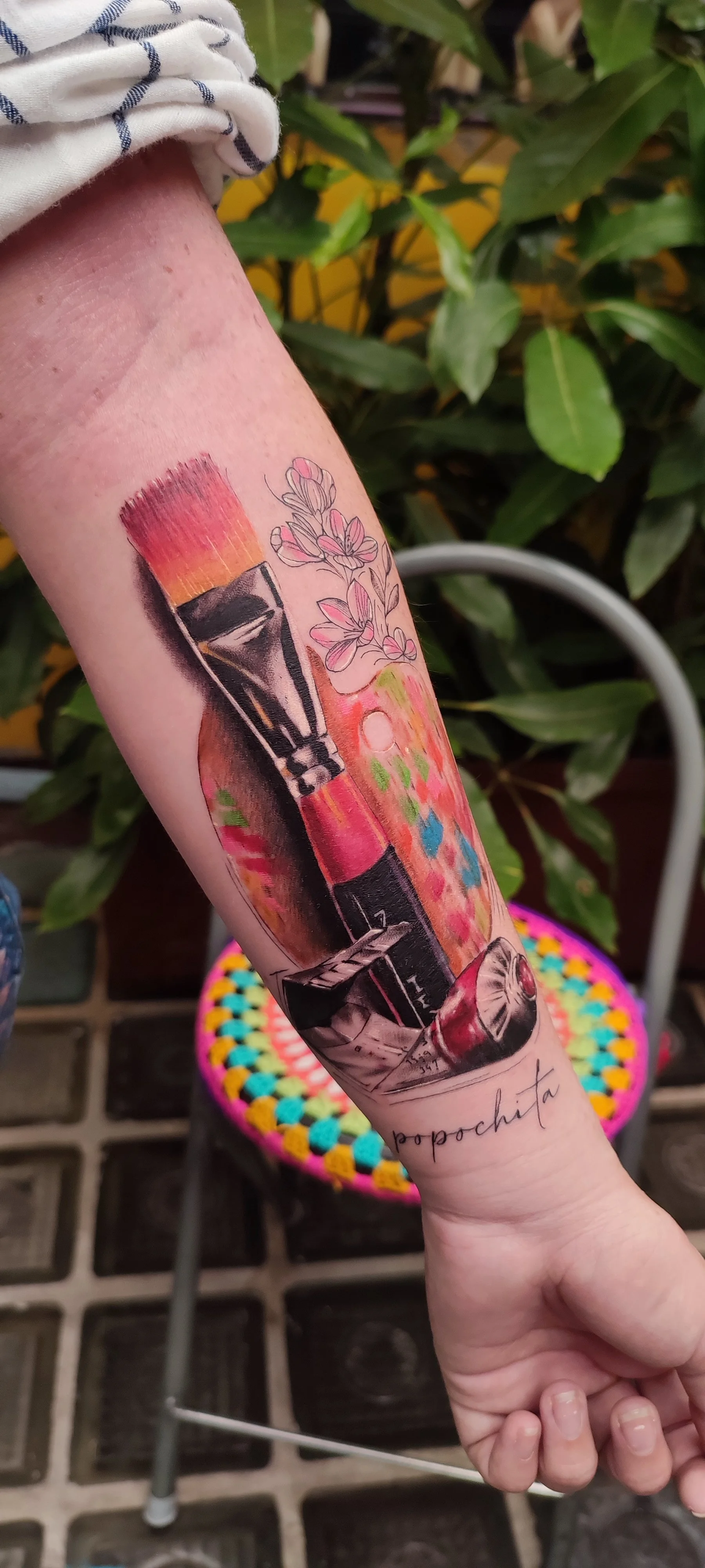 Makeup Brush Tattoos