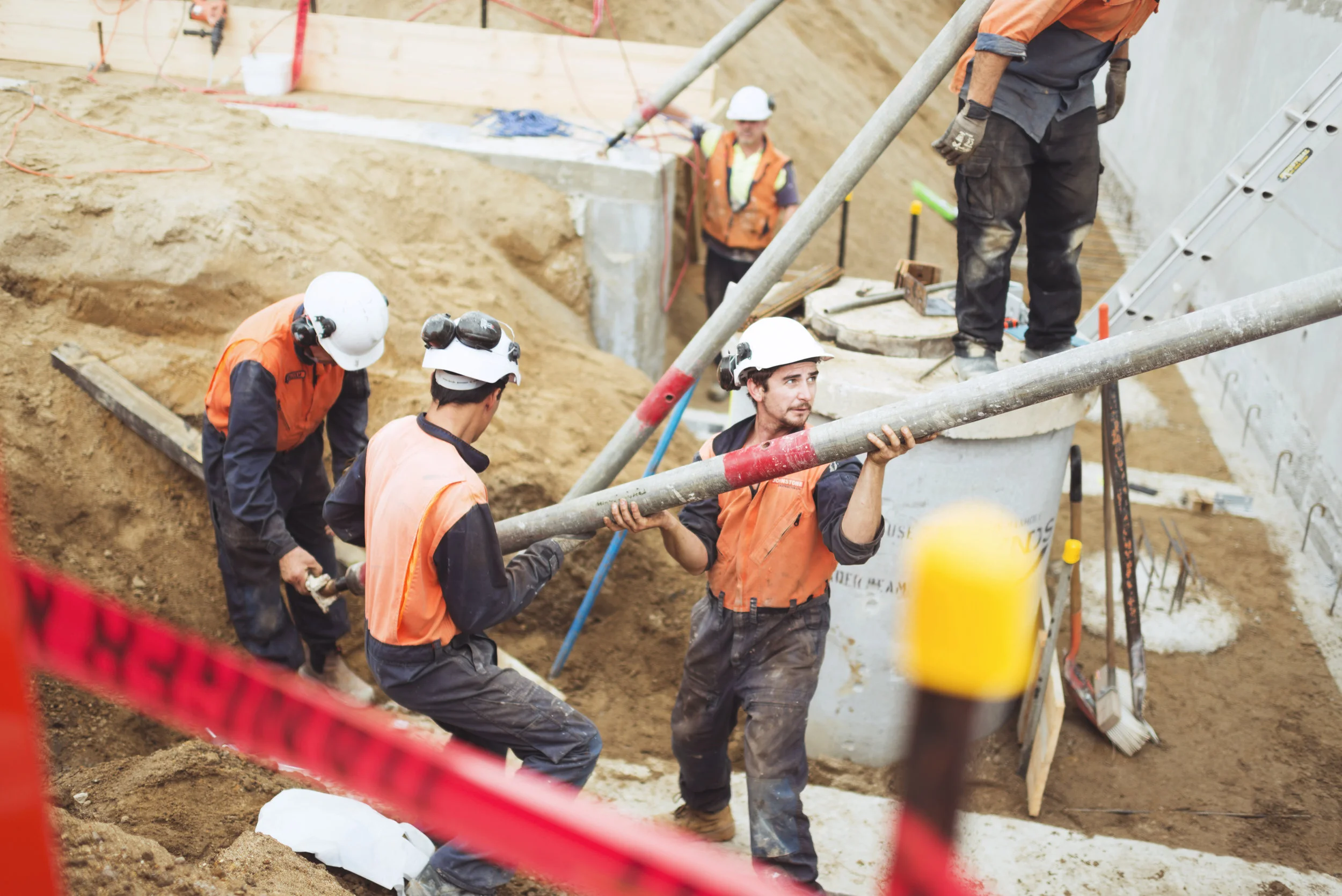 People Working Construction