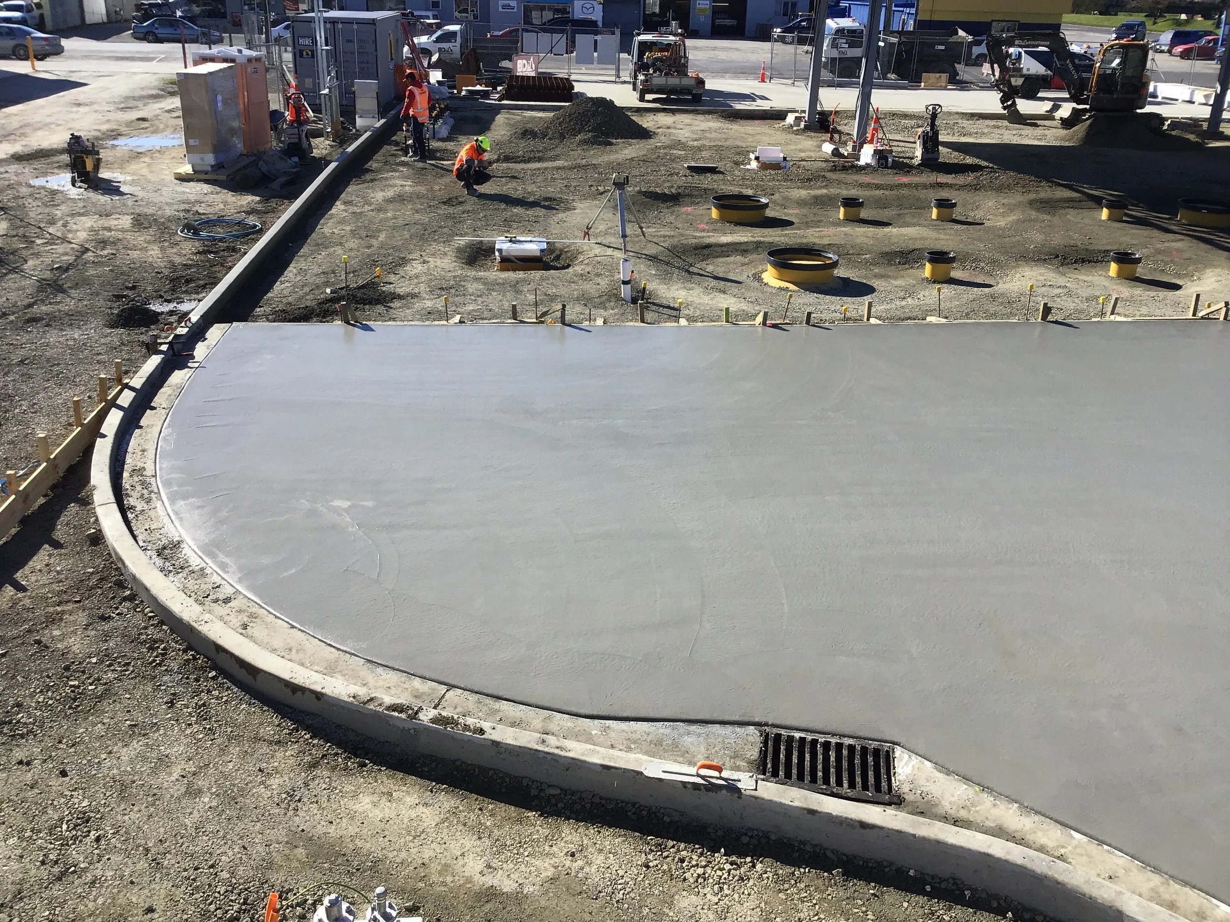 Perfect Conditions for Gore Pour — Johnstone Construction