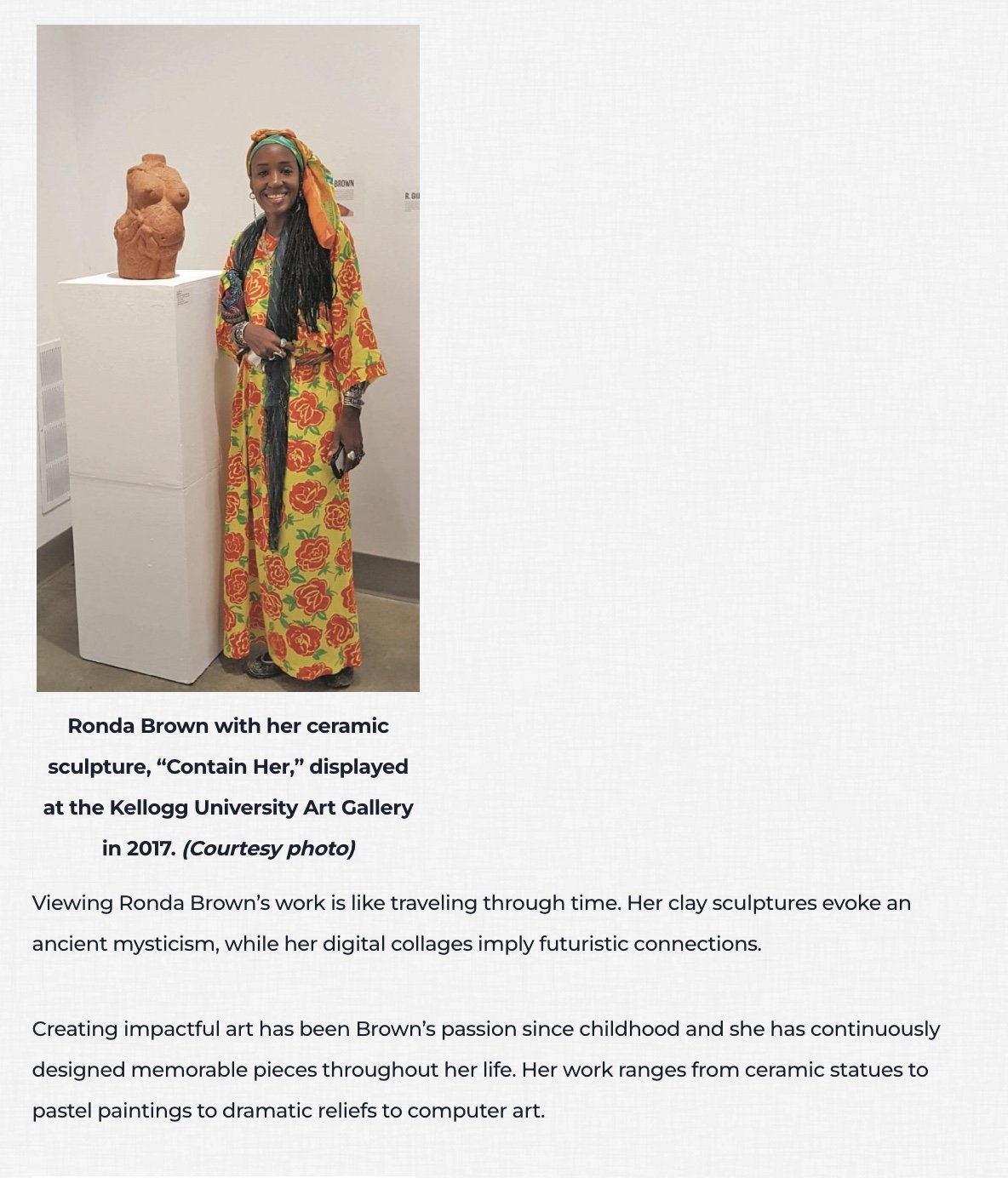 Ancient Futurism — Ronda Brown