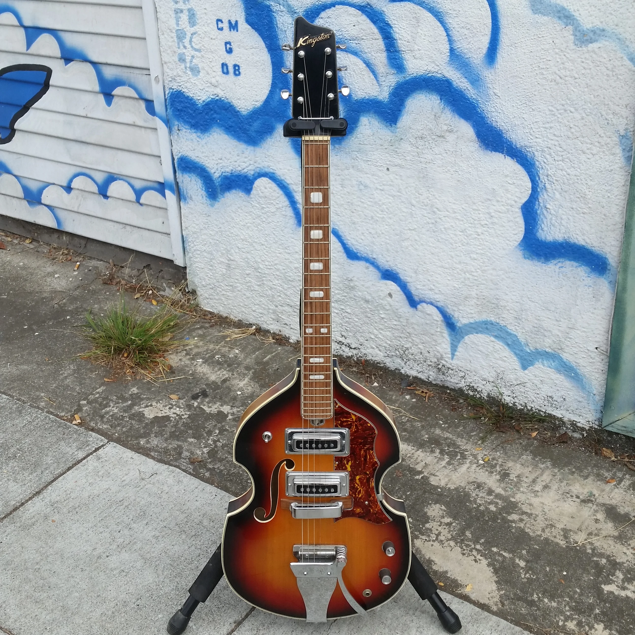 Kingston Japanese fiddle guitar — FatDog's Subway Guitars