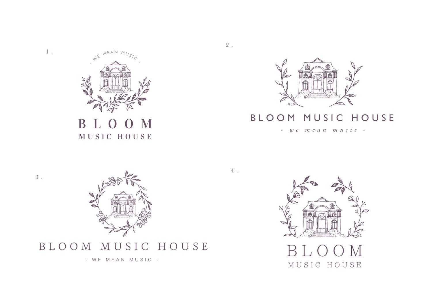 Branding - Bloom Music House — Gooseberry Moon