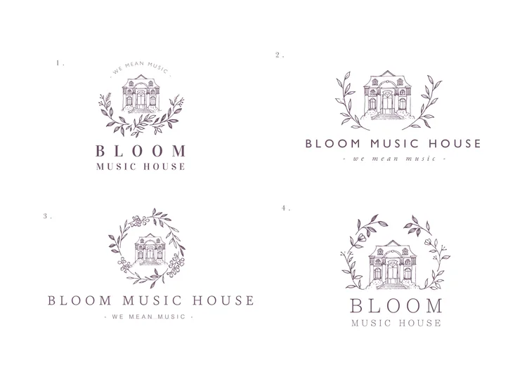 Branding - Bloom Music House — Gooseberry Moon