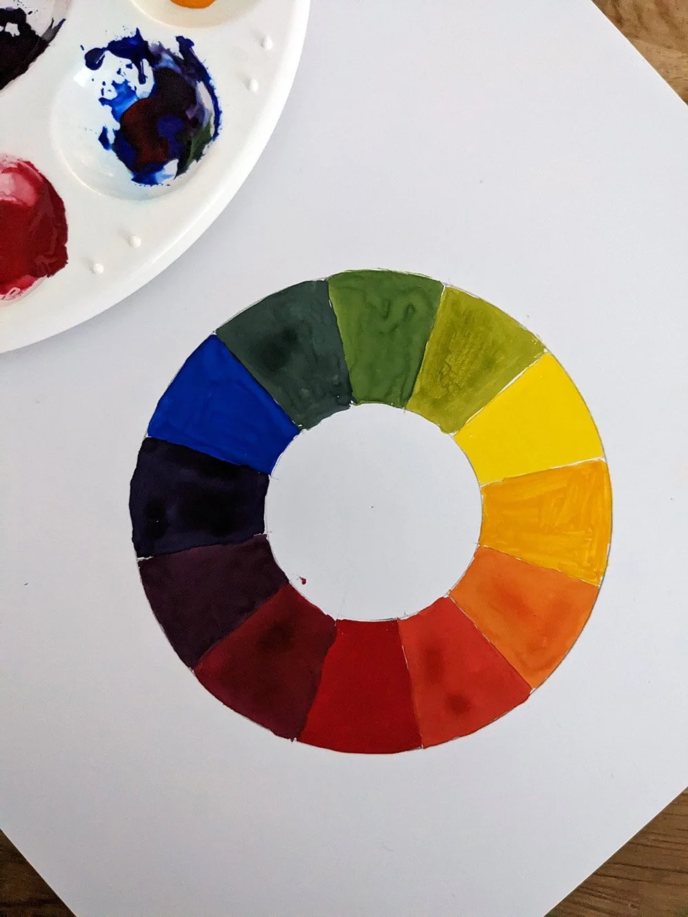 Colour Theory - Paint a colour wheel with me — Gooseberry Moon