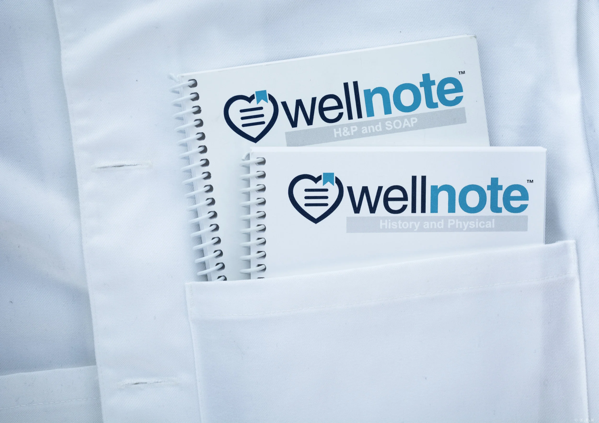 Medical books and Stamp- Wellnote