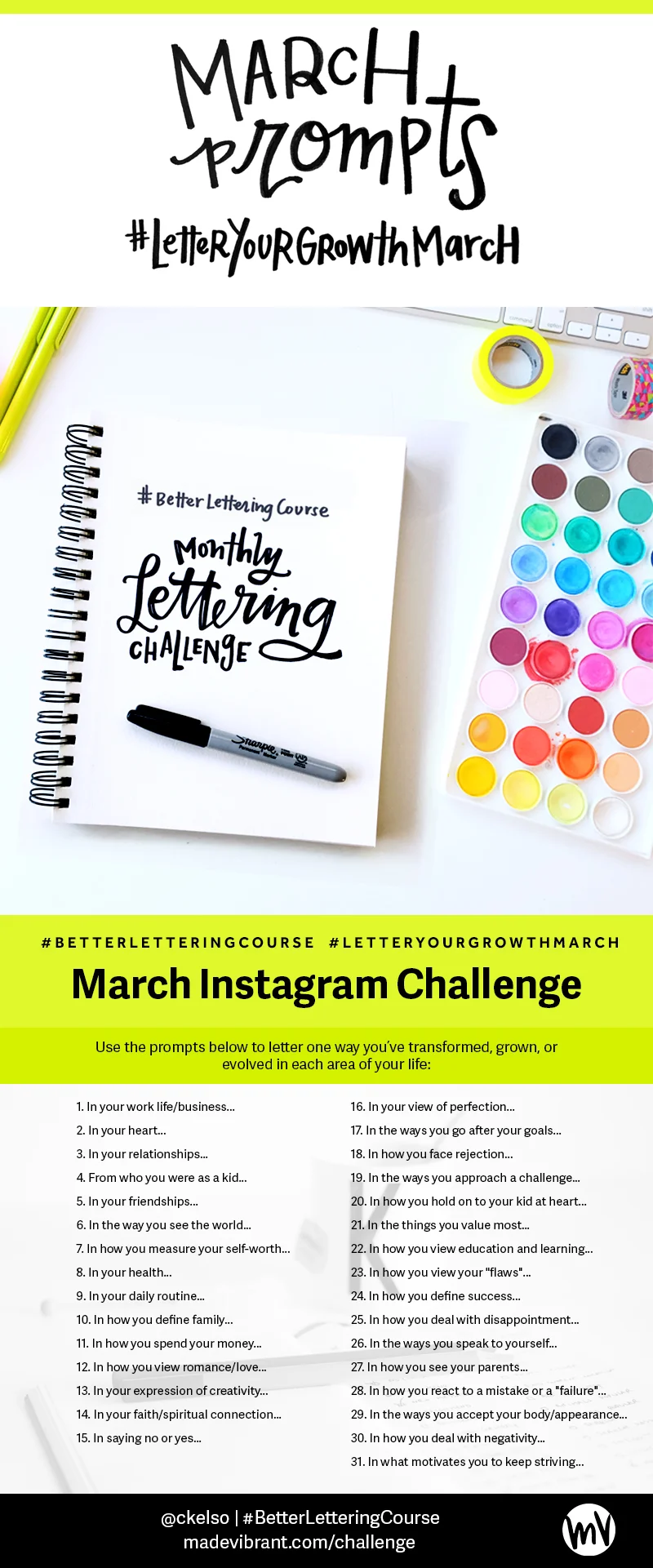 March Photo Challenge Instagram