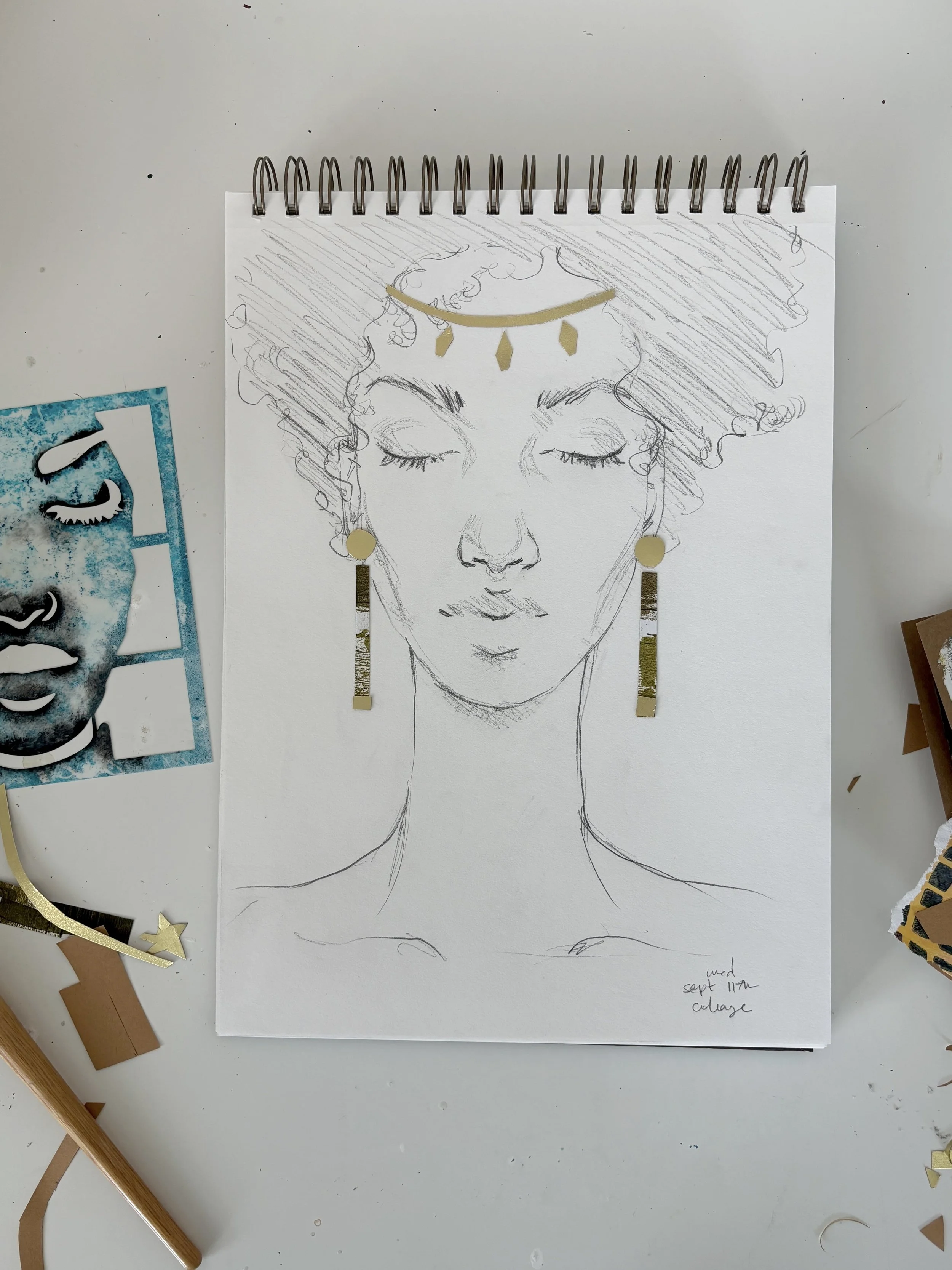 Trying the Fuxi Sketchbook for 1 Week — A painted page