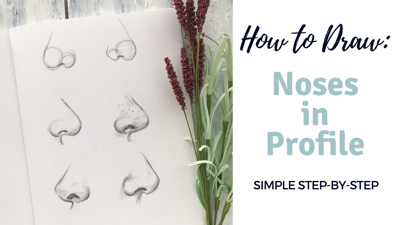 How to Draw Faces in Profile — A painted page