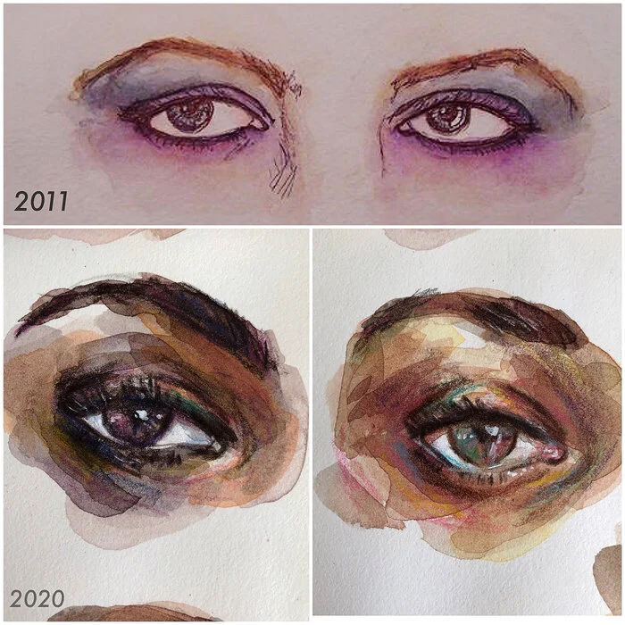 Starry Eyed Mini-Workshop — A painted page