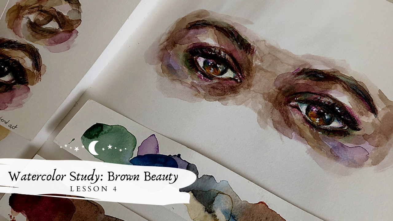 Starry Eyed Mini-Workshop — A painted page