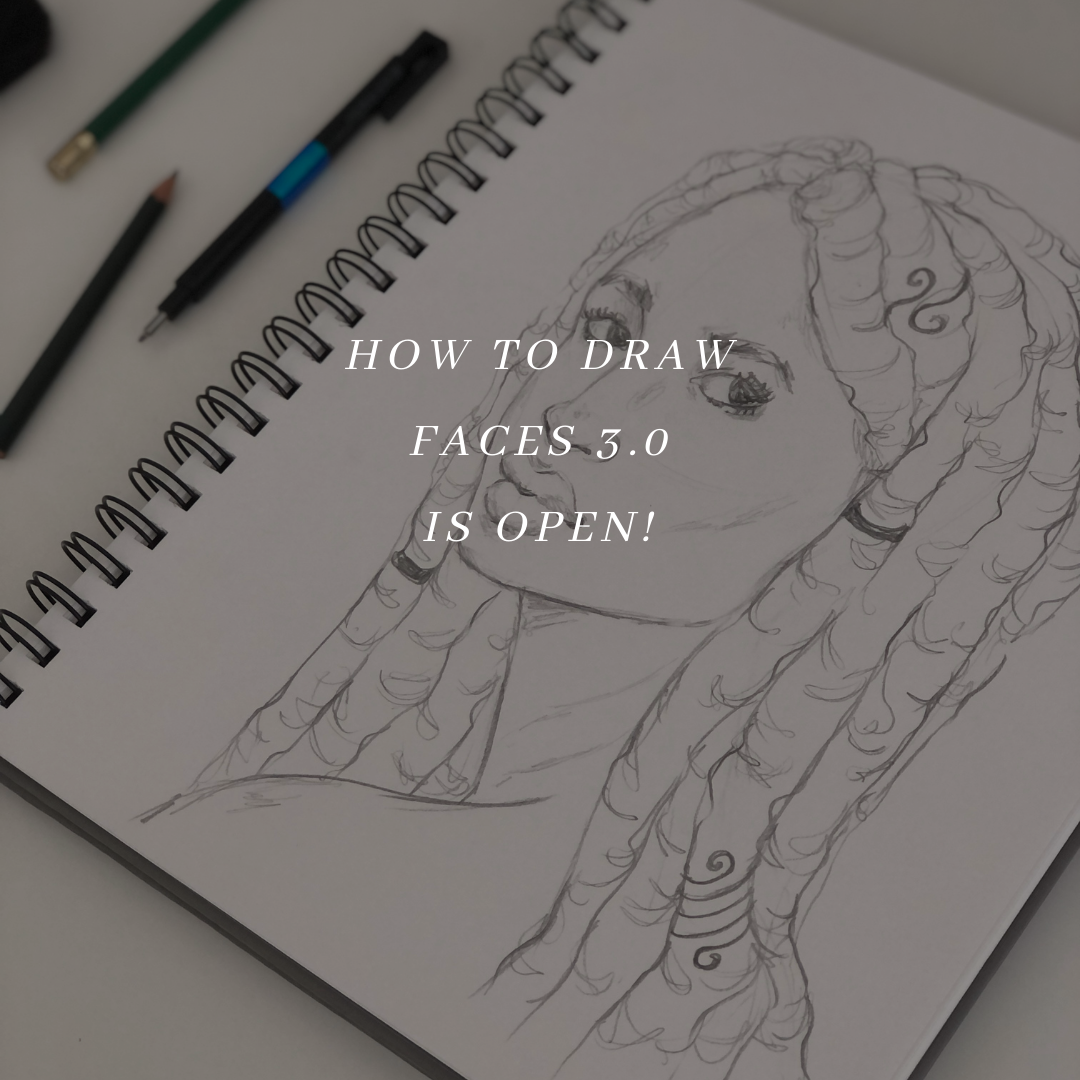 How to Draw Faces 3.0 is Now Open — A painted page