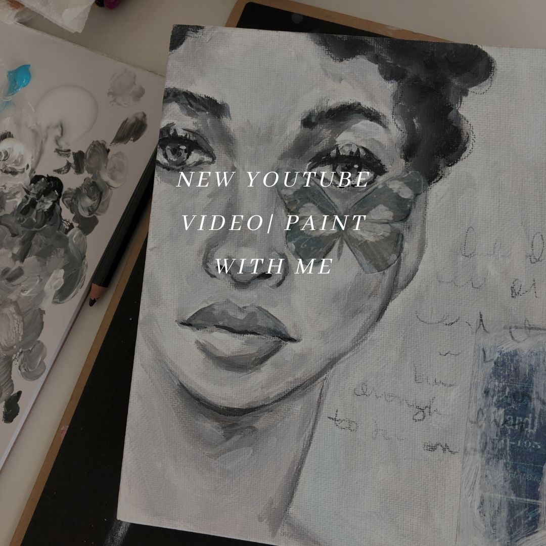 New Youtube Video | Paint With Me — A painted page
