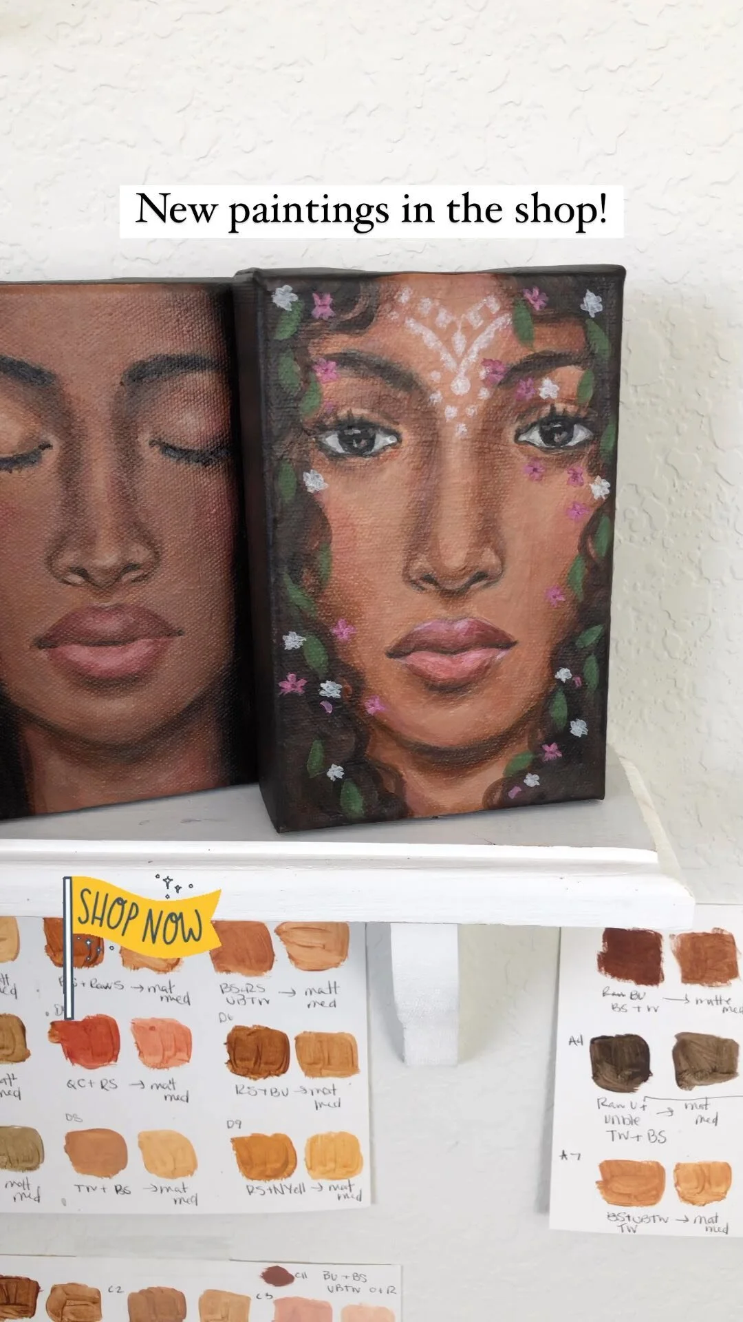 Art Journal Prompts — A painted page