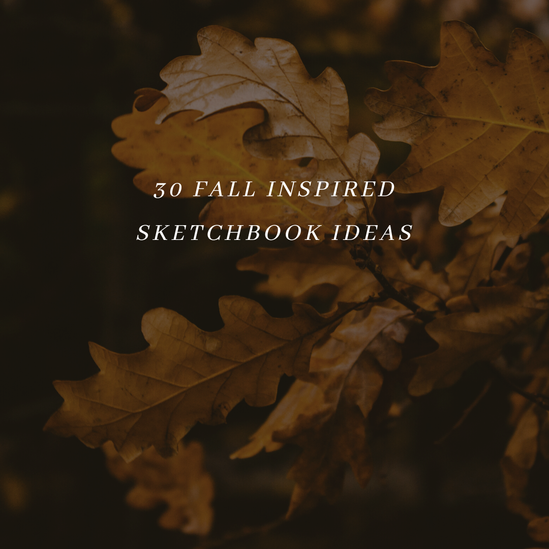 30 Fall Inspired Sketchbook Ideas — A painted page