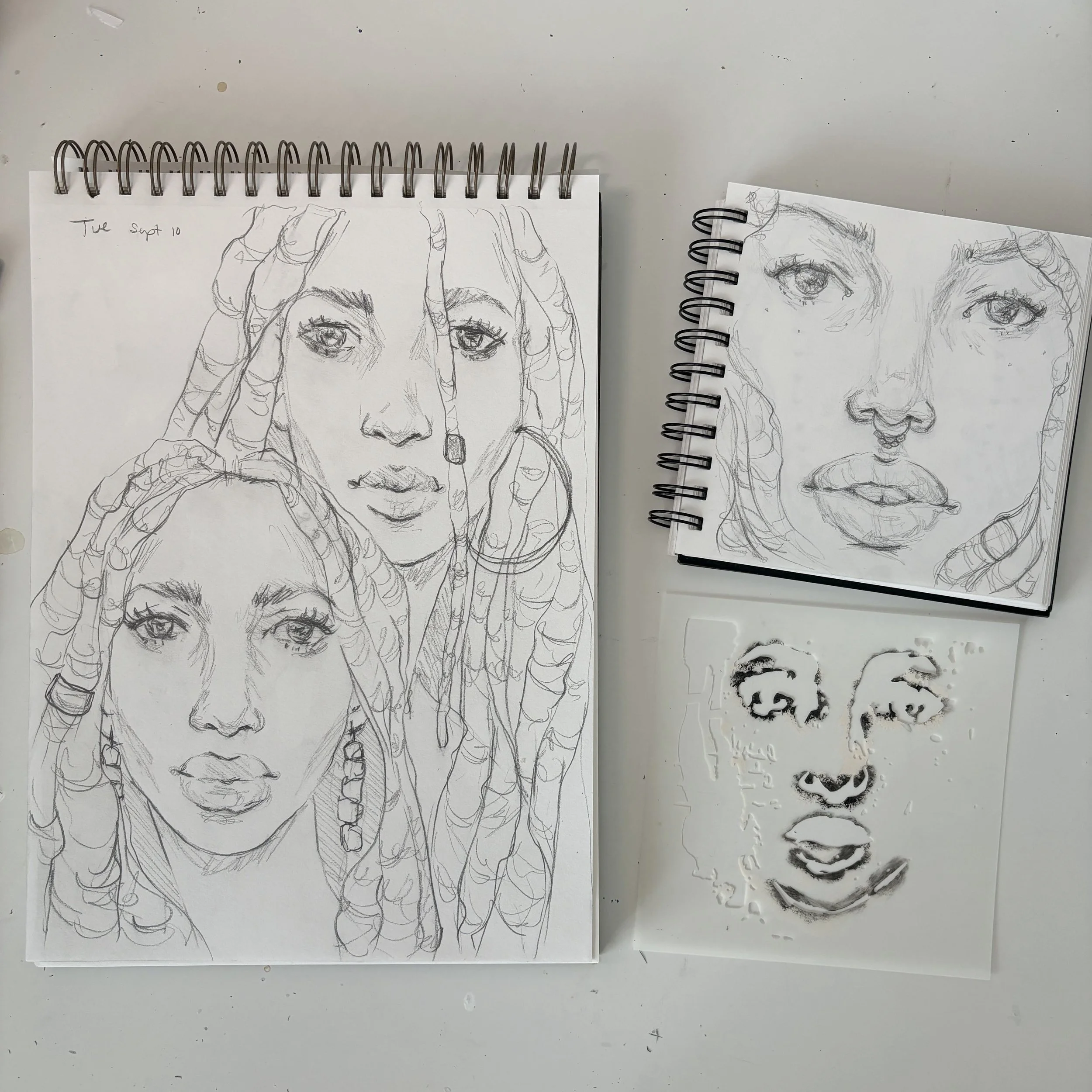Trying the Fuxi Sketchbook for 1 Week — A painted page