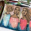 8 Creative Ways to Add Writing to Your Art Journal — A painted page