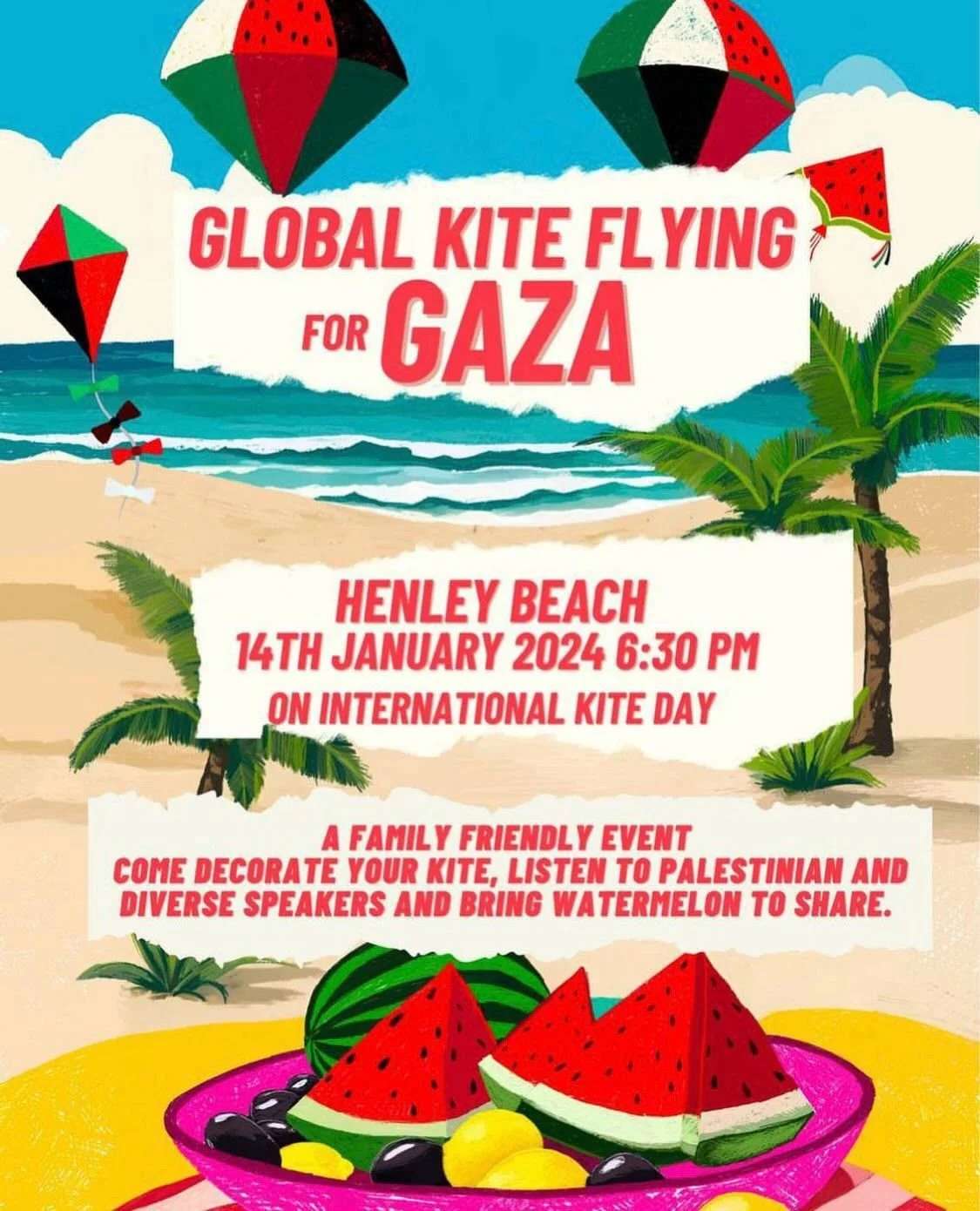 Global Kite Flying for Gaza — Australian Friends of Palestine Association