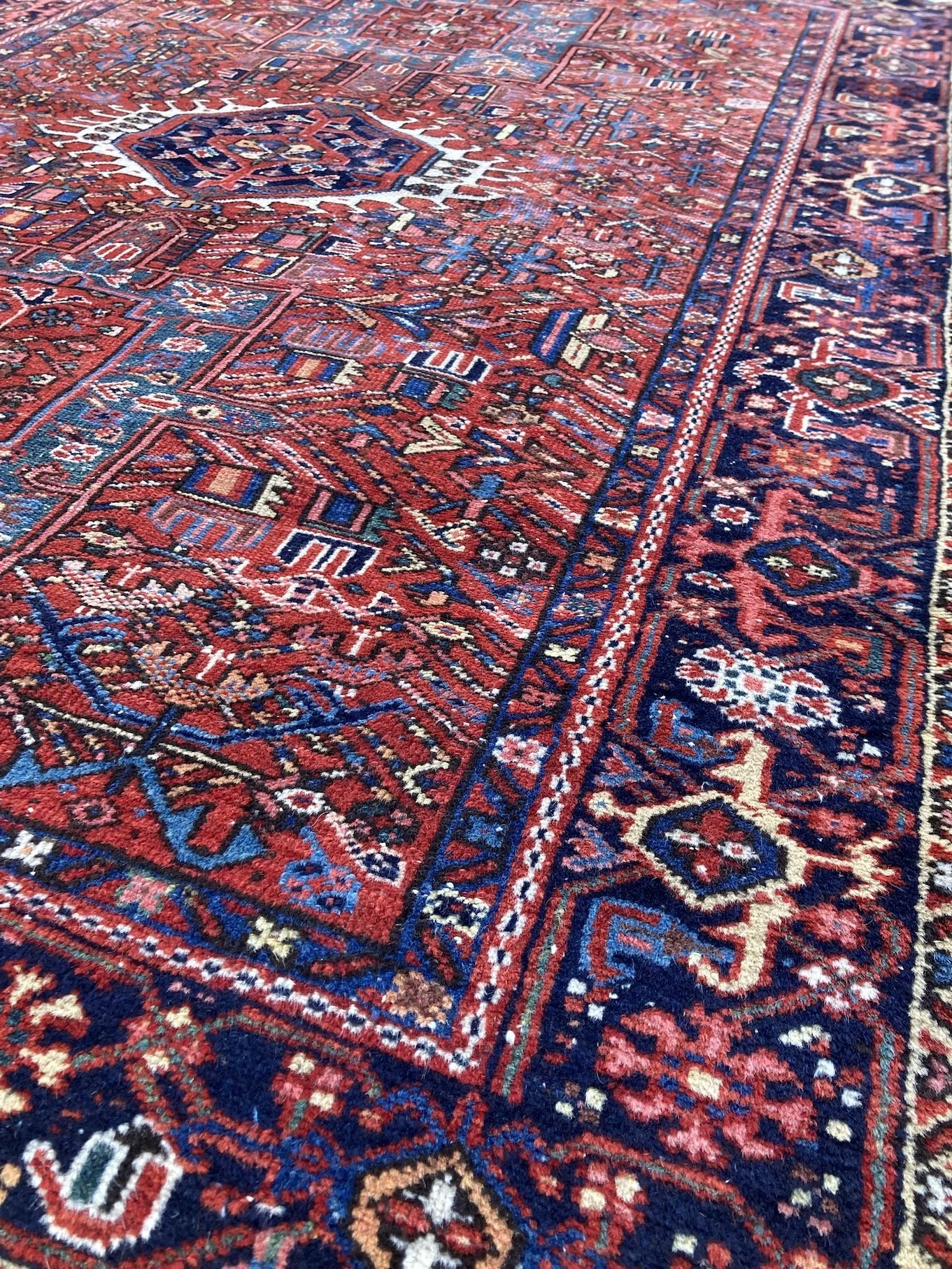 Antique Karadja Rug 1.97m x 1.45m — Rug Addiction