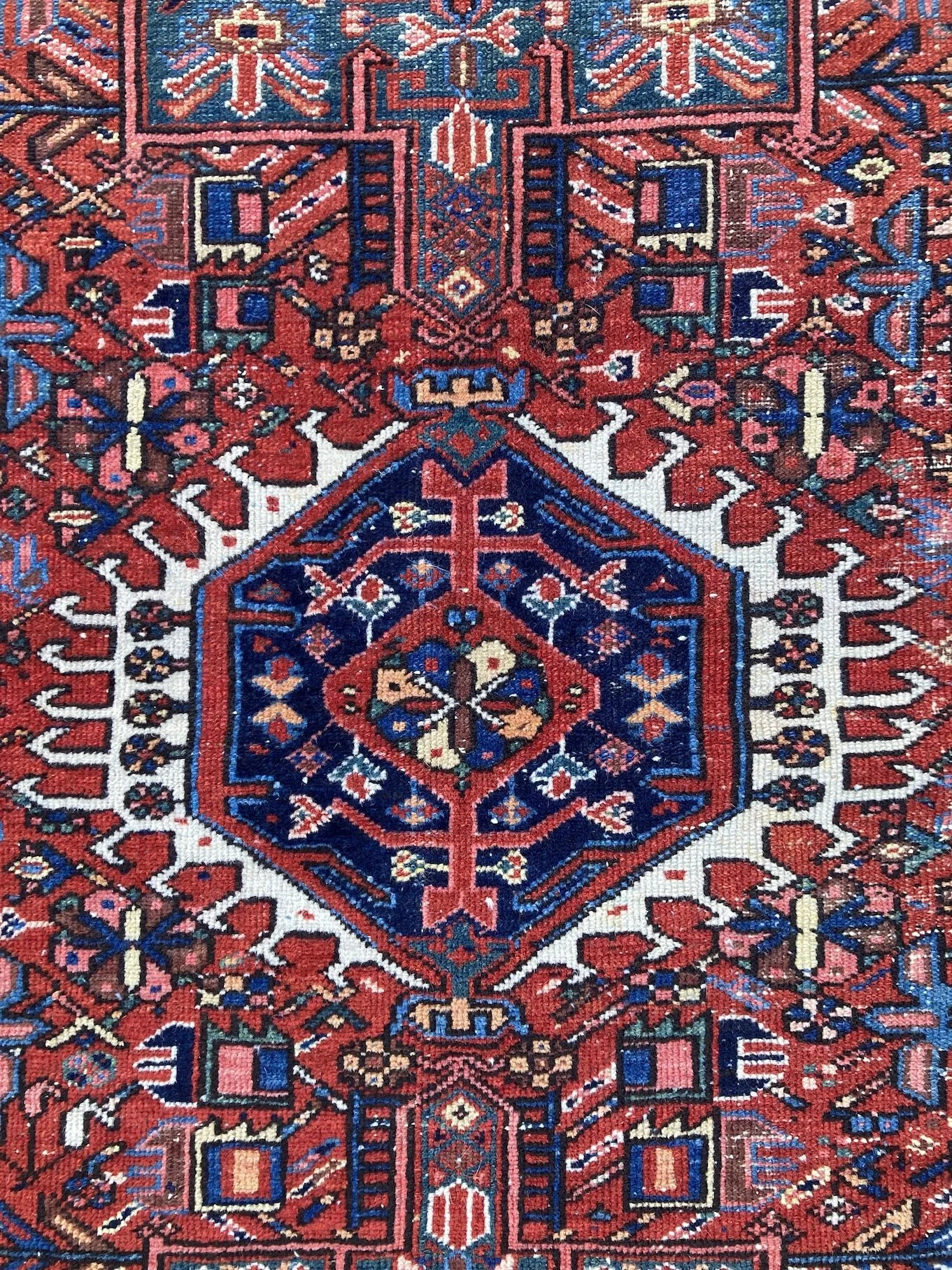 Antique Karadja Rug 1.97m x 1.45m — Rug Addiction