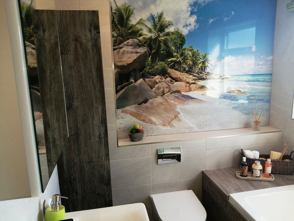 Custom shower panel — Showerscape
