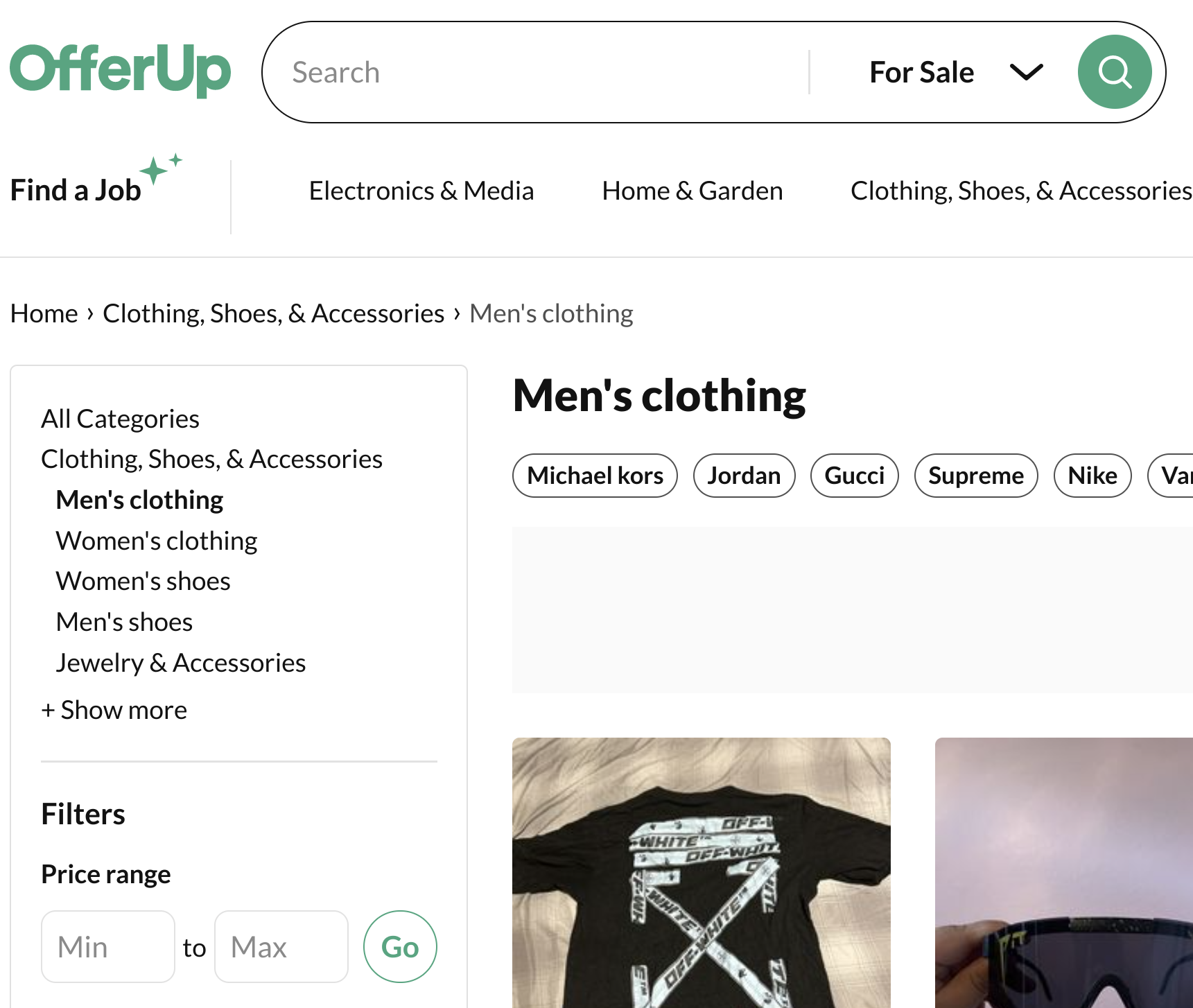 11 Clothing Apps for Men: Where to sell used clothes + buy on the go.