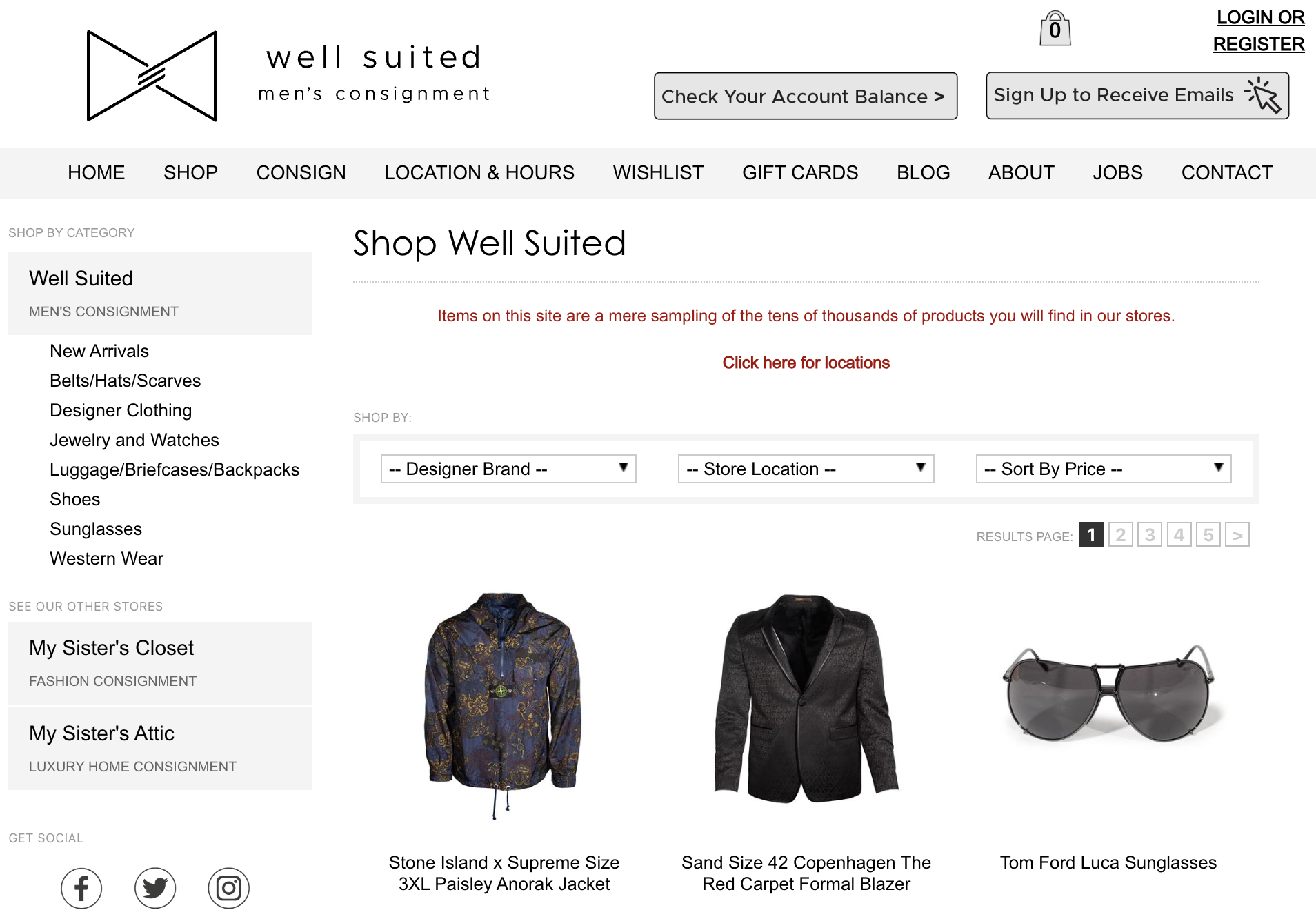 11 consignment shops online that help you sell and buy menswear.