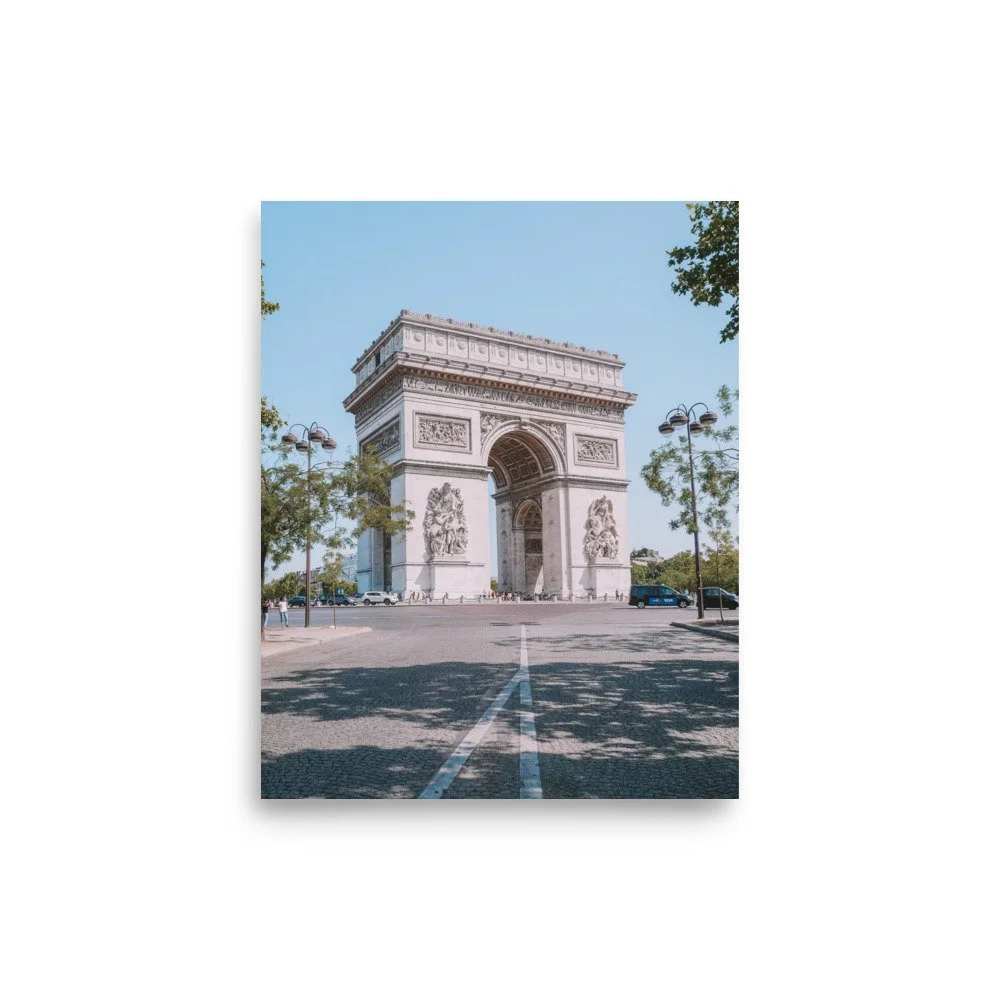 Arc De Triomphe Print | Lust In Her World | Travel Blog