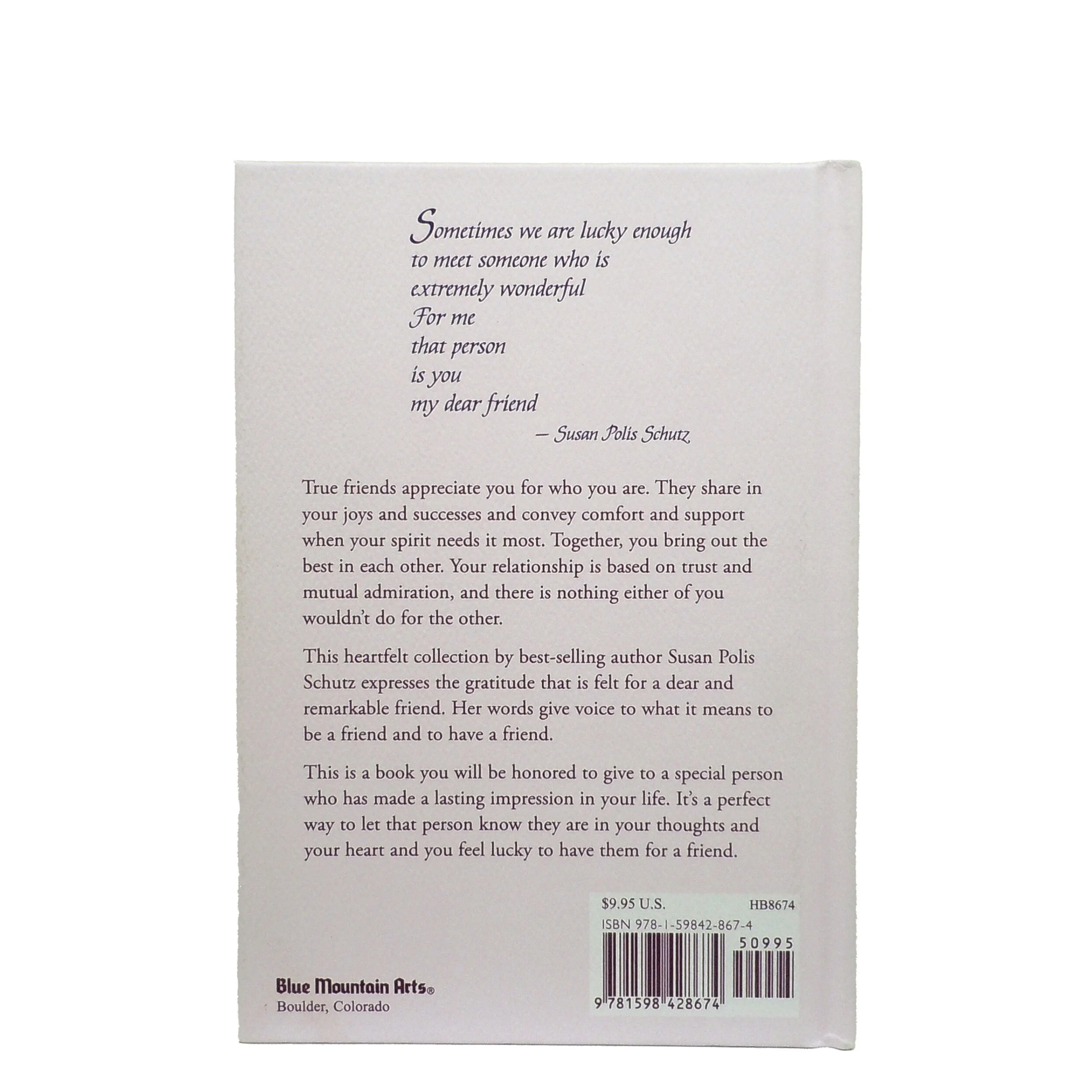 I'm Lucky to Have a Friend like You by Susan Polis Schutz — Blue ...